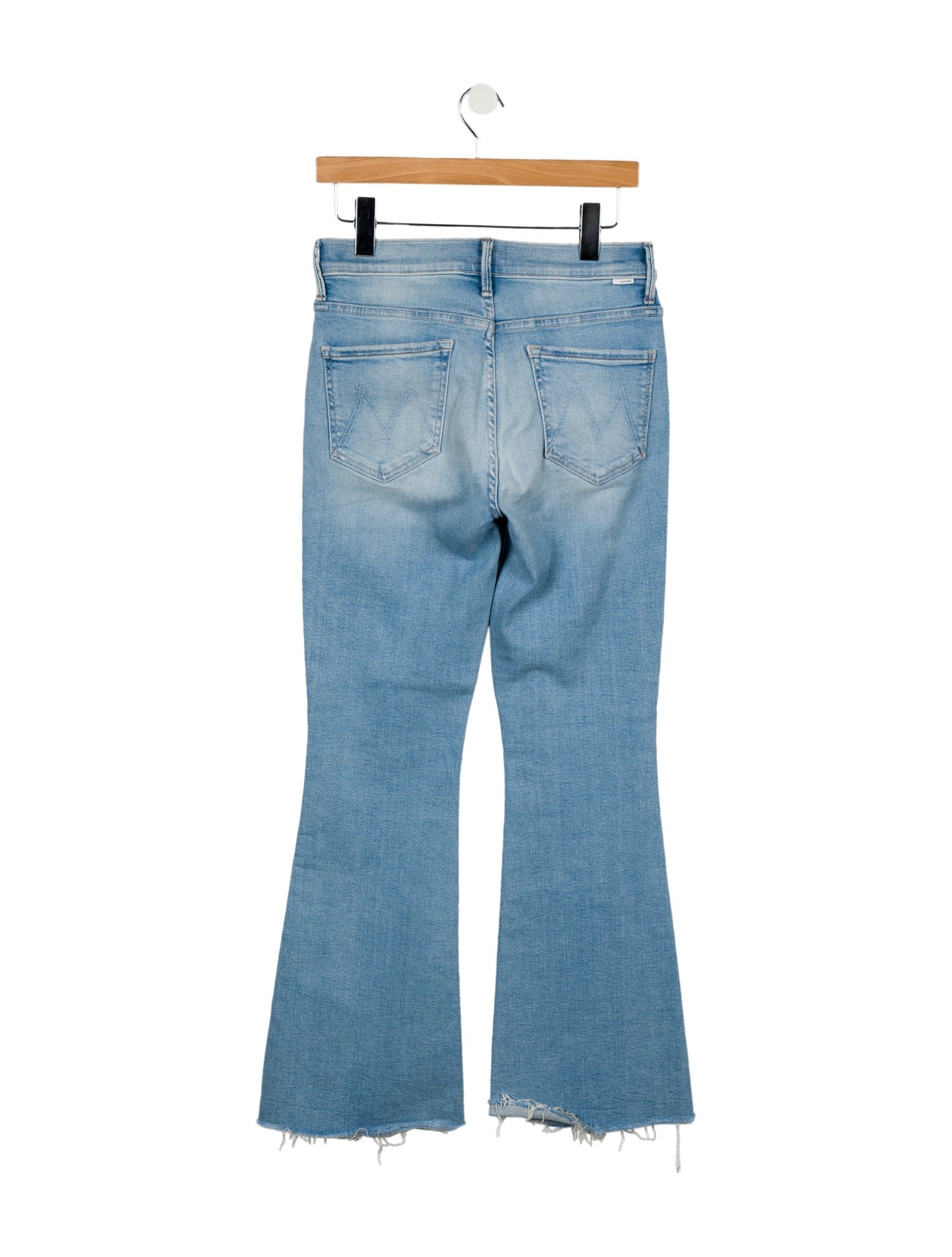 Mother High-Rise Wide Leg Jeans - Blue Jeans, Clothing - W12139522 ...