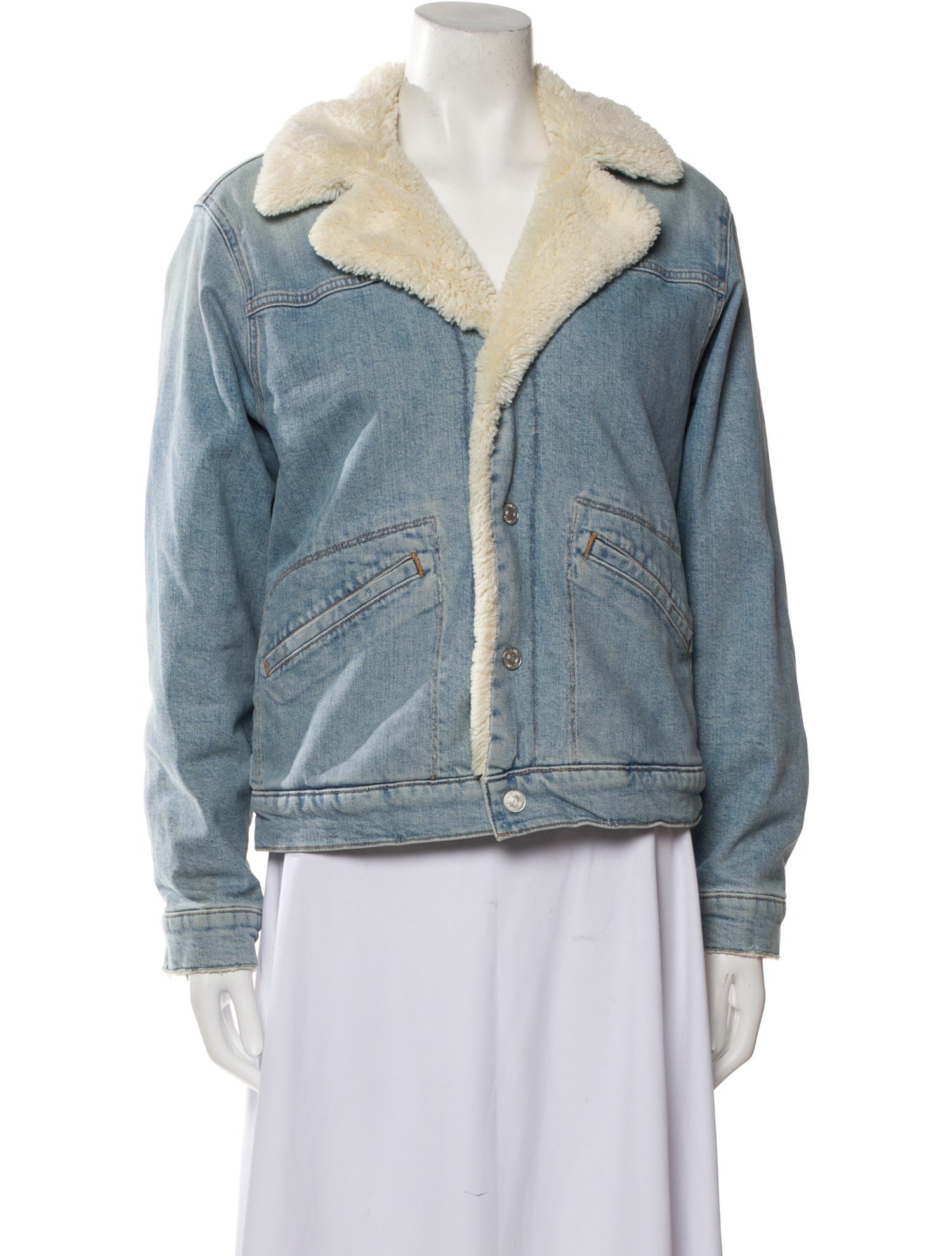 Mother Denim Jacket - Blue Jackets, Clothing - W12140469 | The RealReal