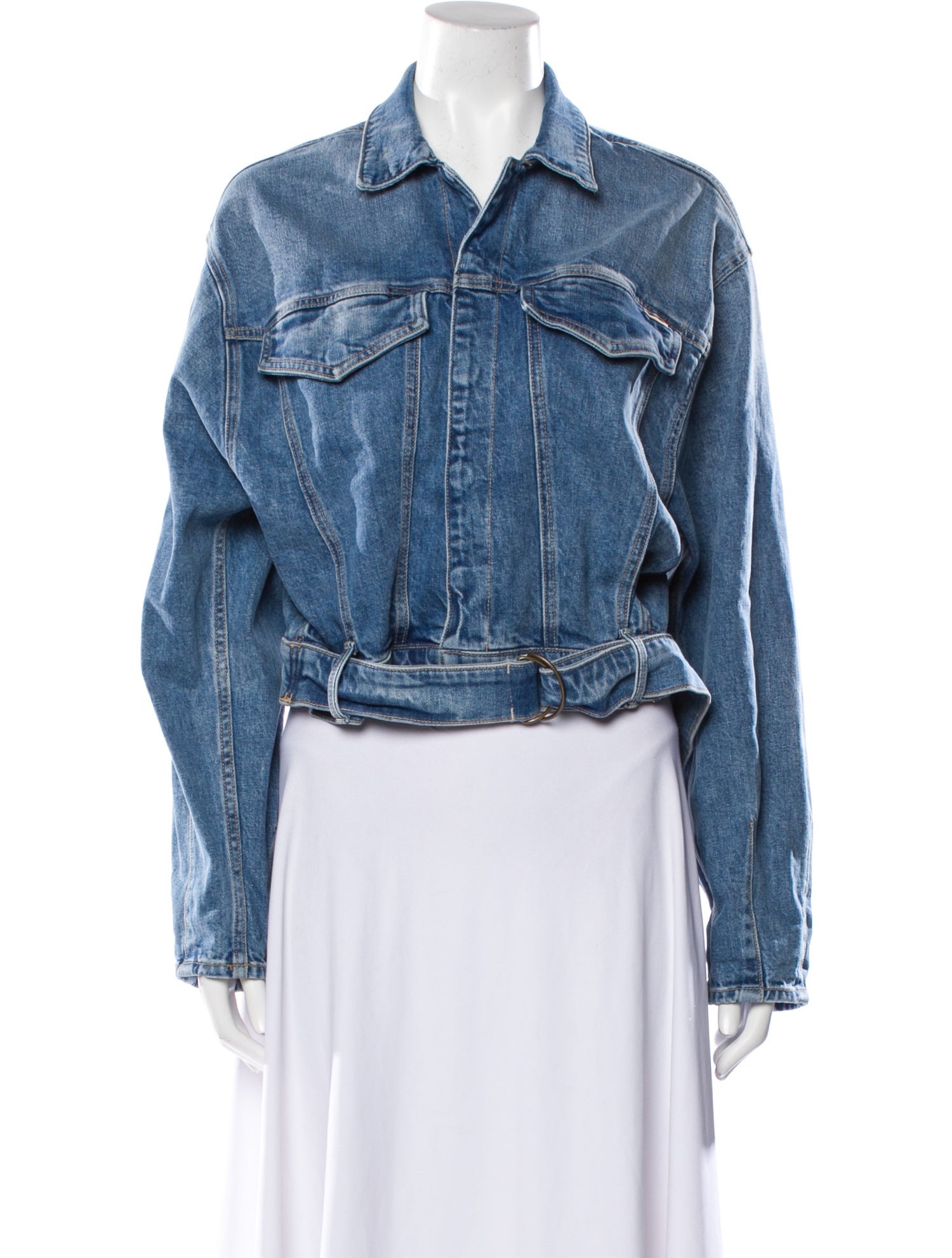 Mother Denim Jacket - Blue Jackets, Clothing - W12150507 | The RealReal
