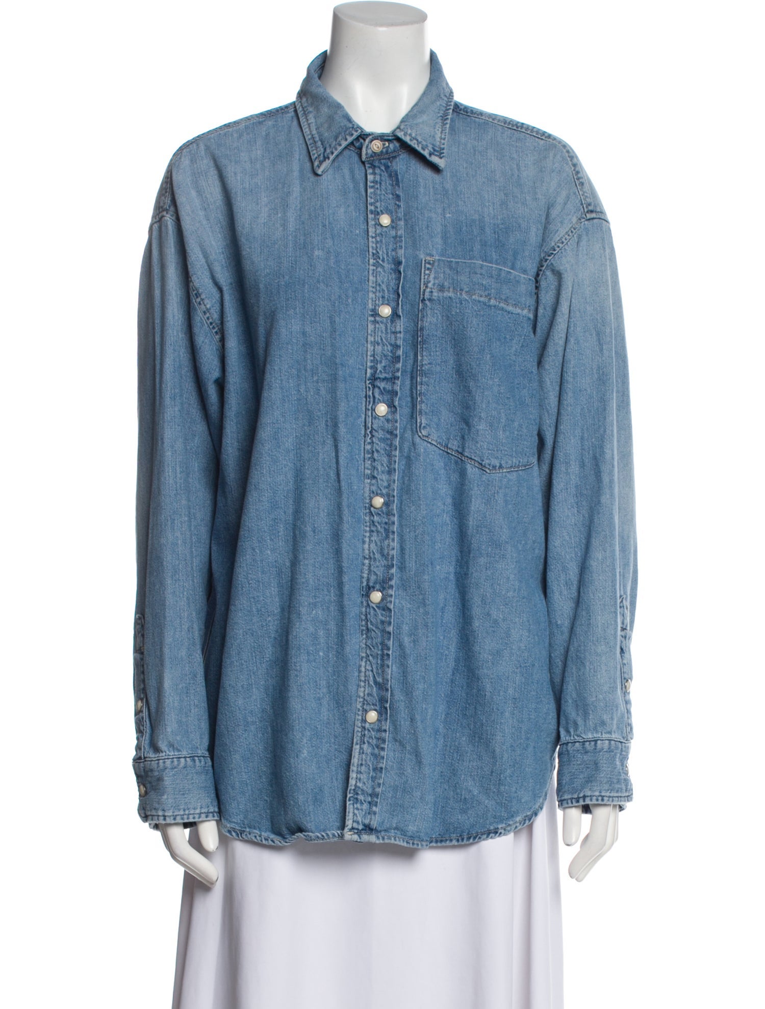 Mother Denim Jacket - Blue Jackets, Clothing - W12170575 | The RealReal