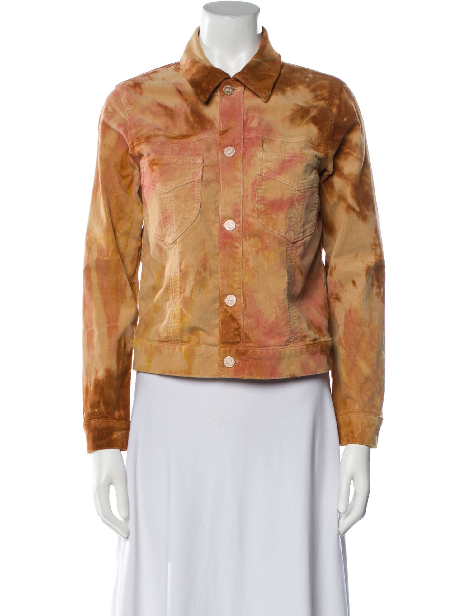 Mother Printed Denim Jacket - Neutrals Jackets, Clothing - W12172215 ...