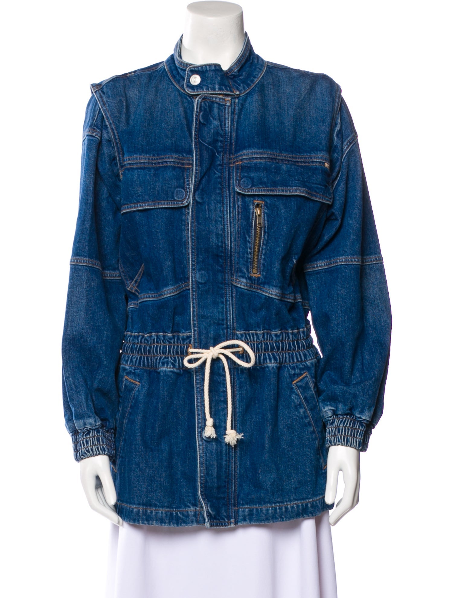 Mother Denim Jacket - Blue Jackets, Clothing - W12180809 | The RealReal