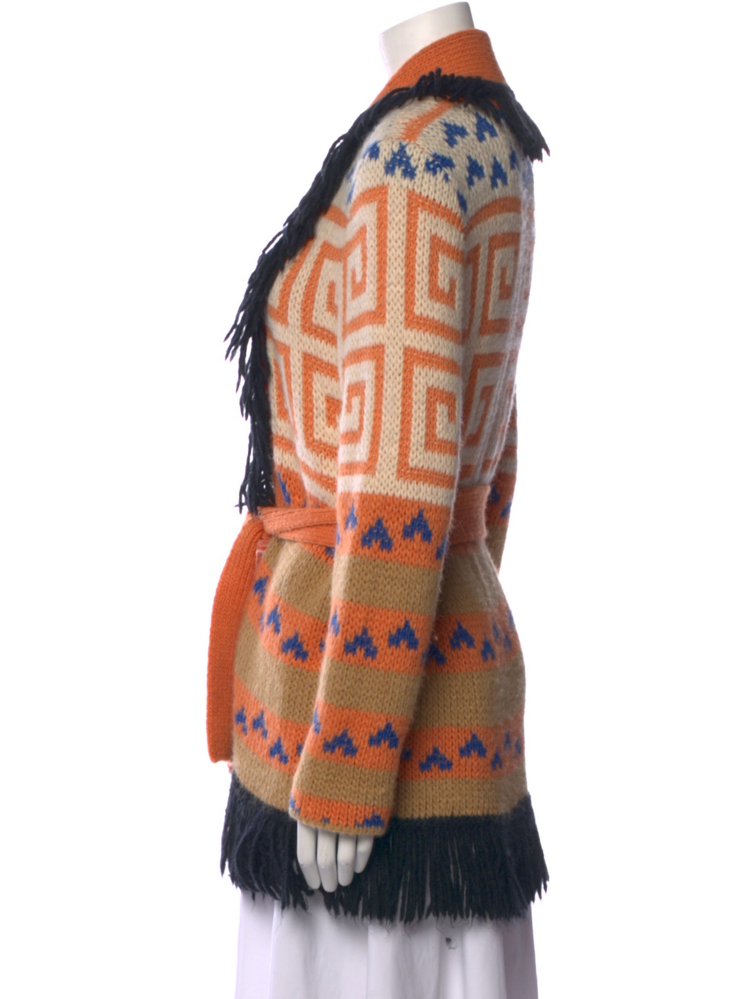 Mother Printed V-Neck Sweater - Neutrals Knitwear, Clothing - W12192752 ...