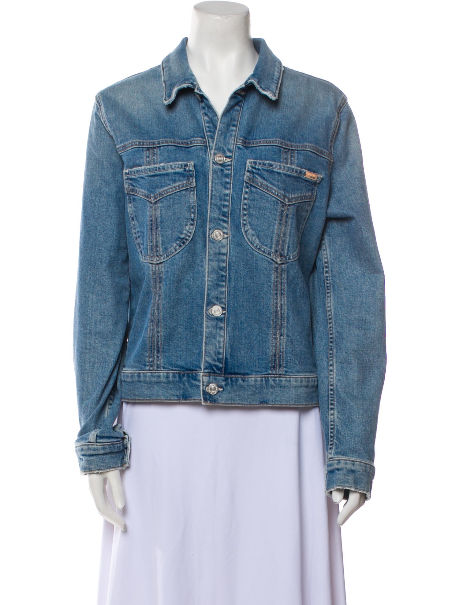 Mother Denim Jacket - Blue Jackets, Clothing - W12186527 | The RealReal
