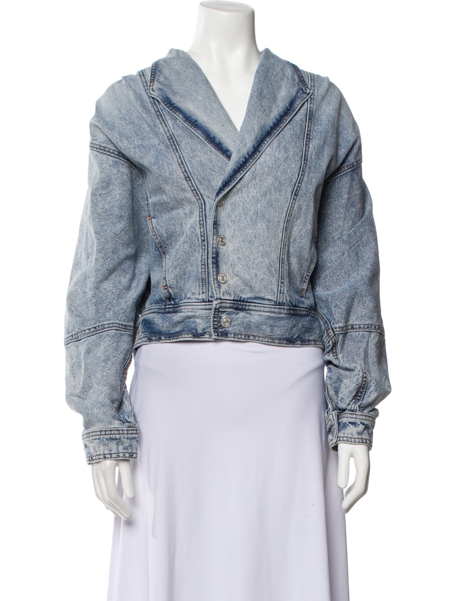 Mother Denim Jacket - Blue Jackets, Clothing - W12188062 | The RealReal
