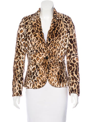 Mother Leopard Print Tuxedo Jacket - Clothing - W1223342 | The RealReal