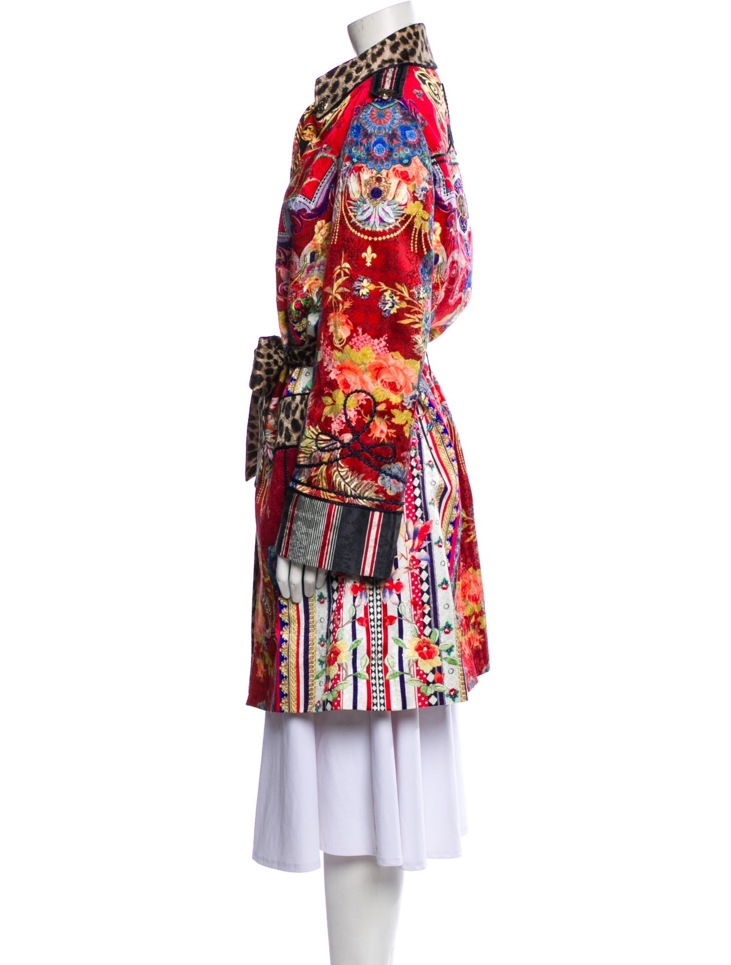 Farm Rio Quilted Coat - Blue Coats, Clothing - WFARM50866 | The RealReal