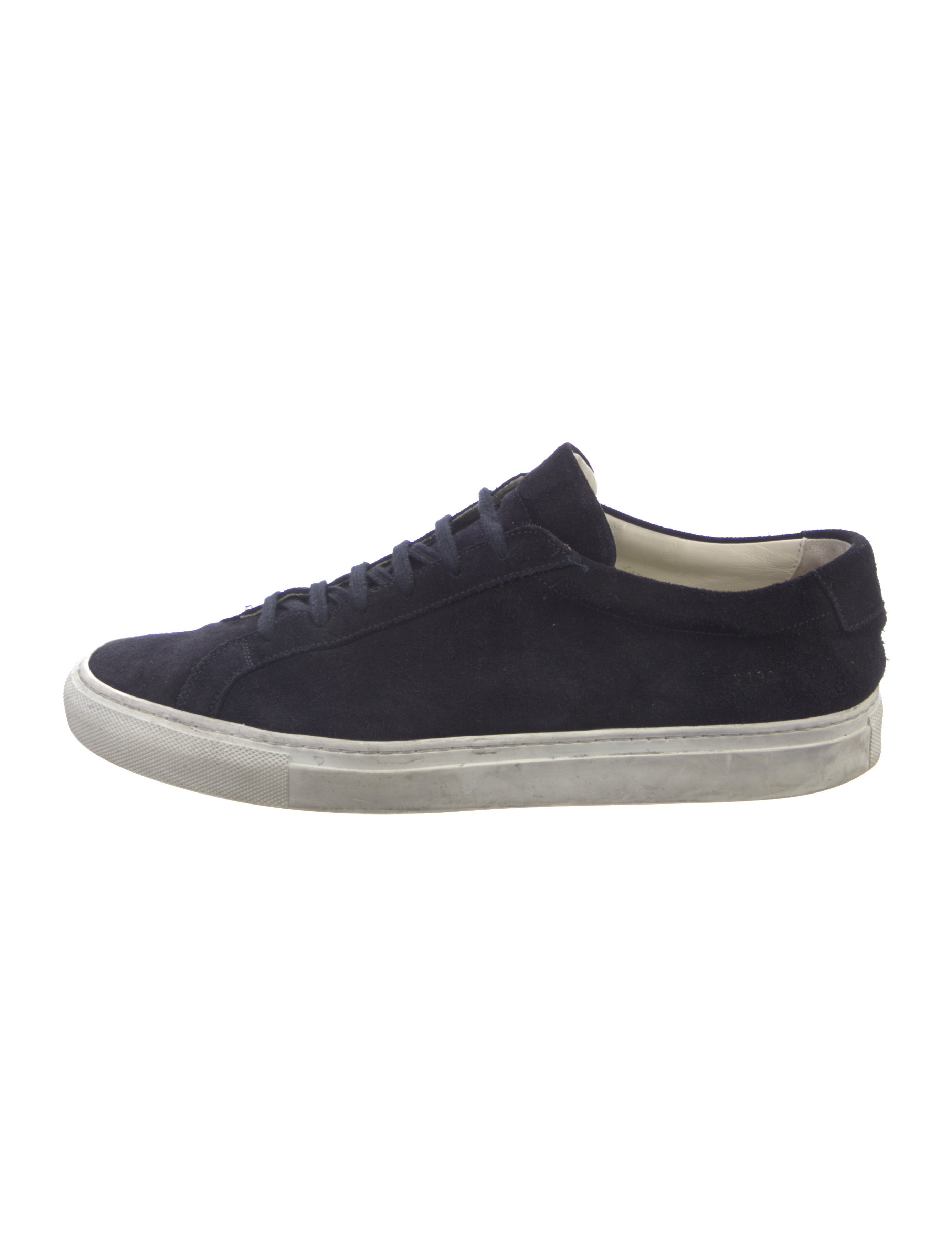 Common Projects Suede Sneakers - Black Sneakers, Shoes - W1C27602 | The ...