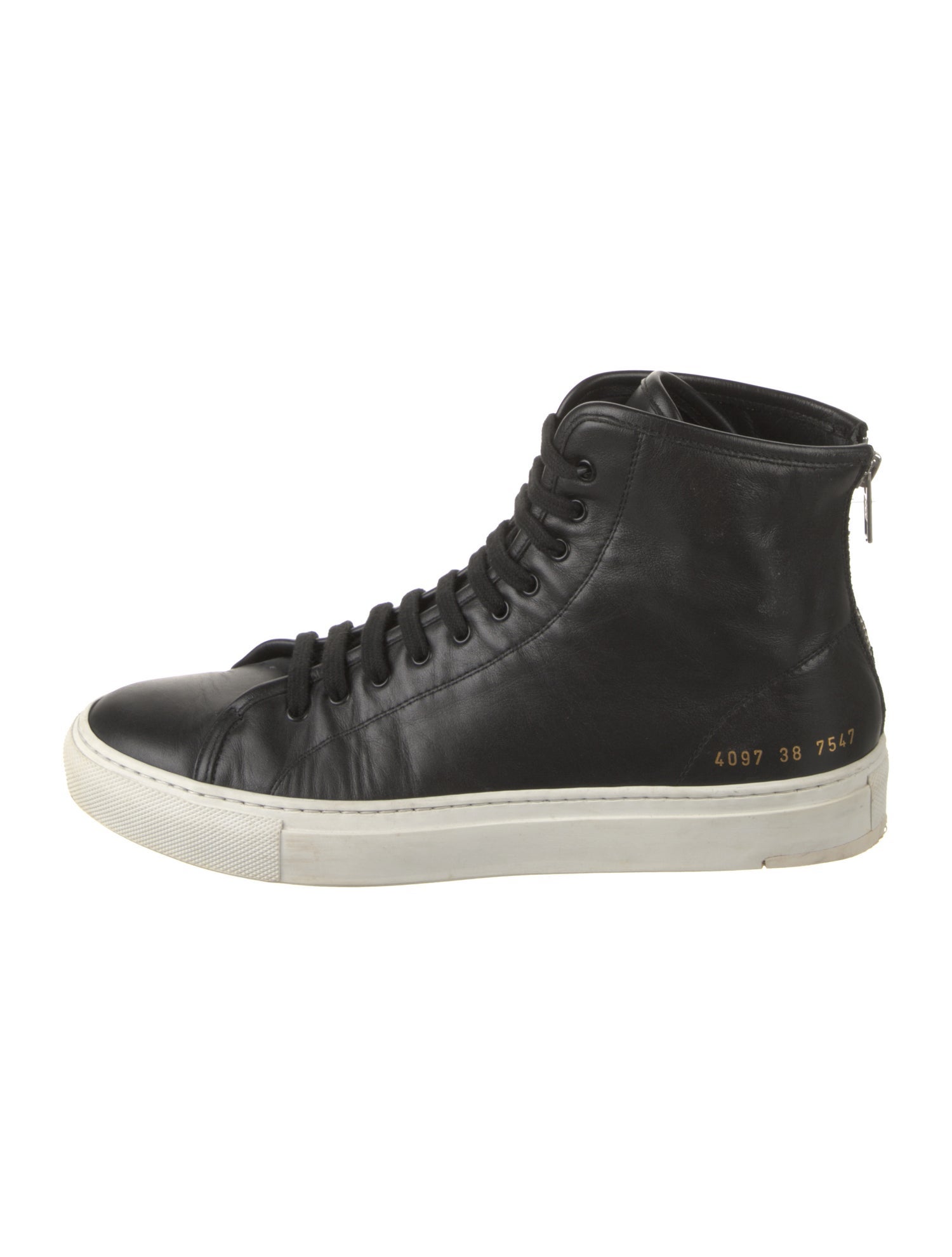 Common Projects Leather Sneakers - Black Sneakers, Shoes - W1C29605 ...