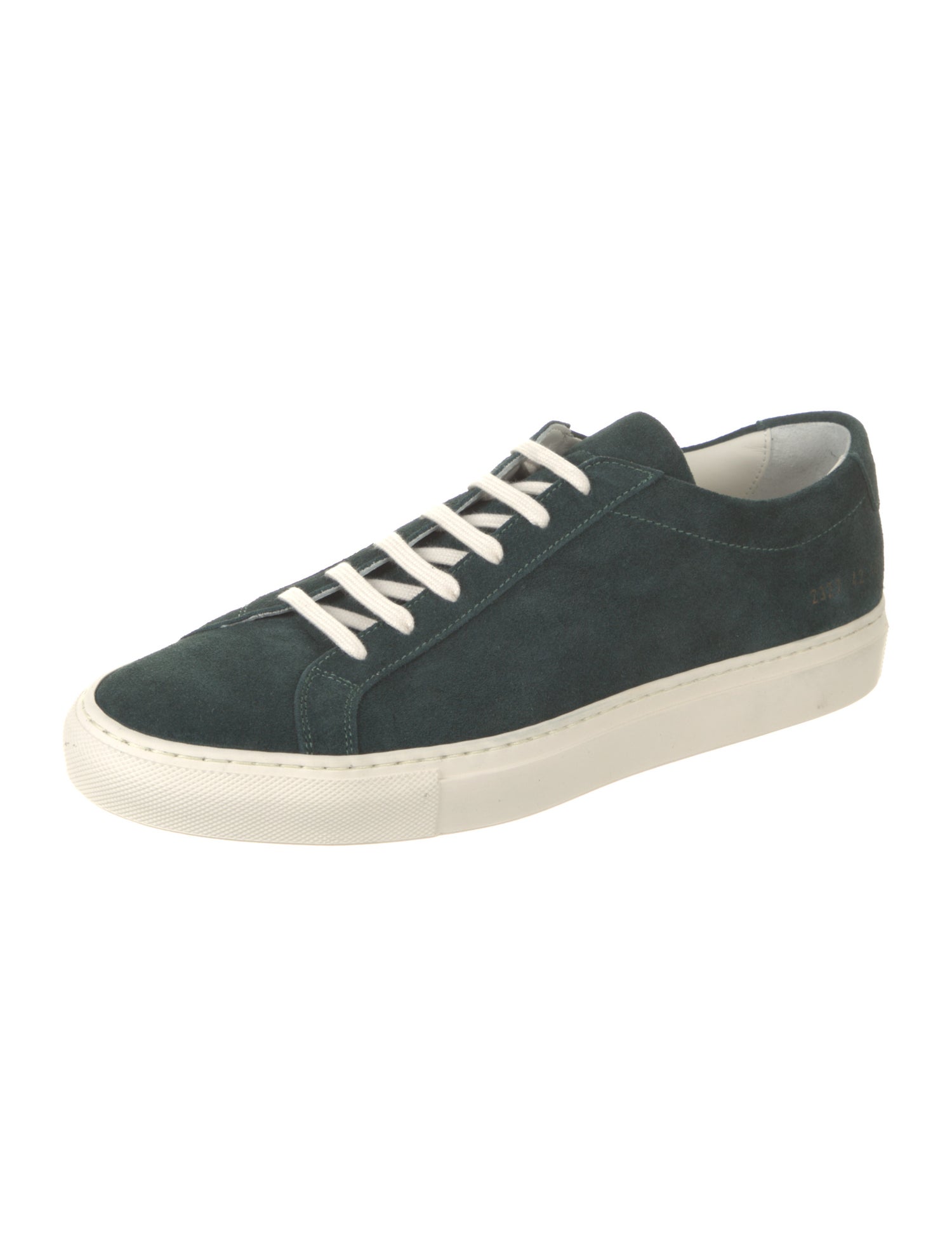 Common Projects Suede Sneakers - Green Sneakers, Shoes - W1C30149 | The ...