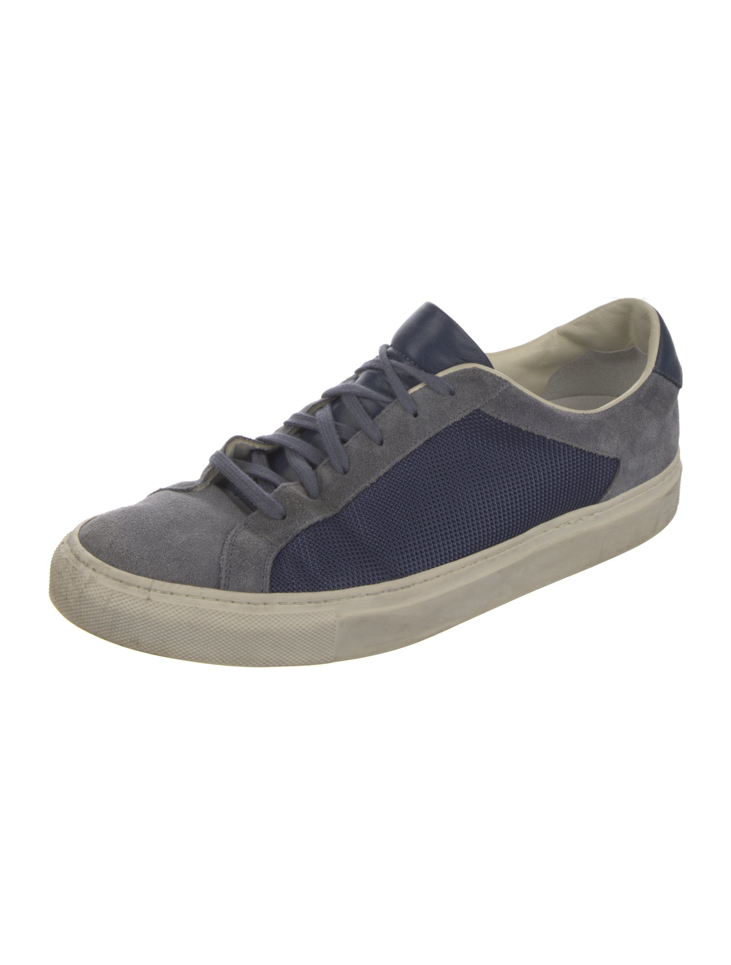 Bally Leather Colorblock Pattern Sneakers - Blue Sneakers, Shoes ...