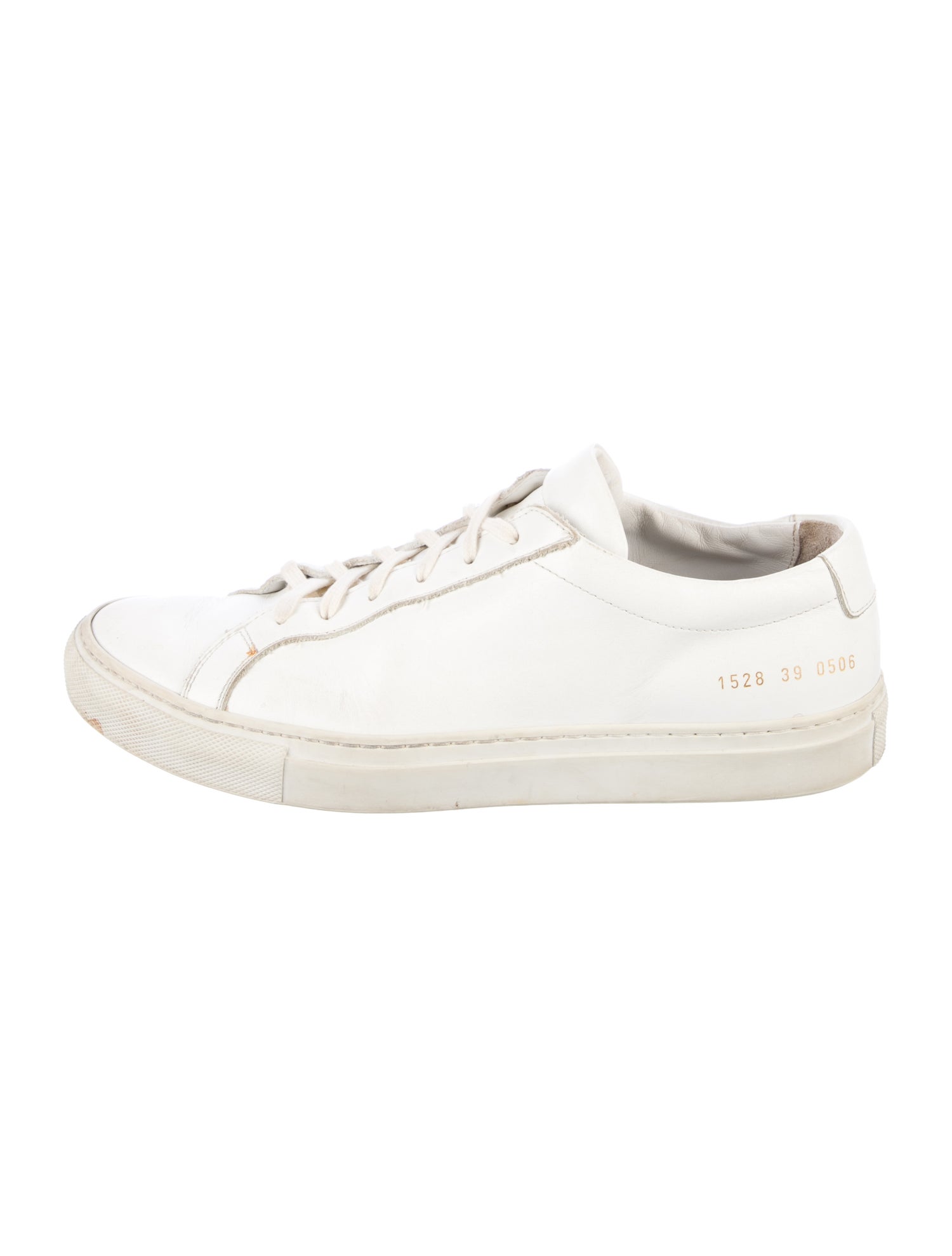 Common Projects Leather Sneakers - White Sneakers, Shoes - W1C31080 ...