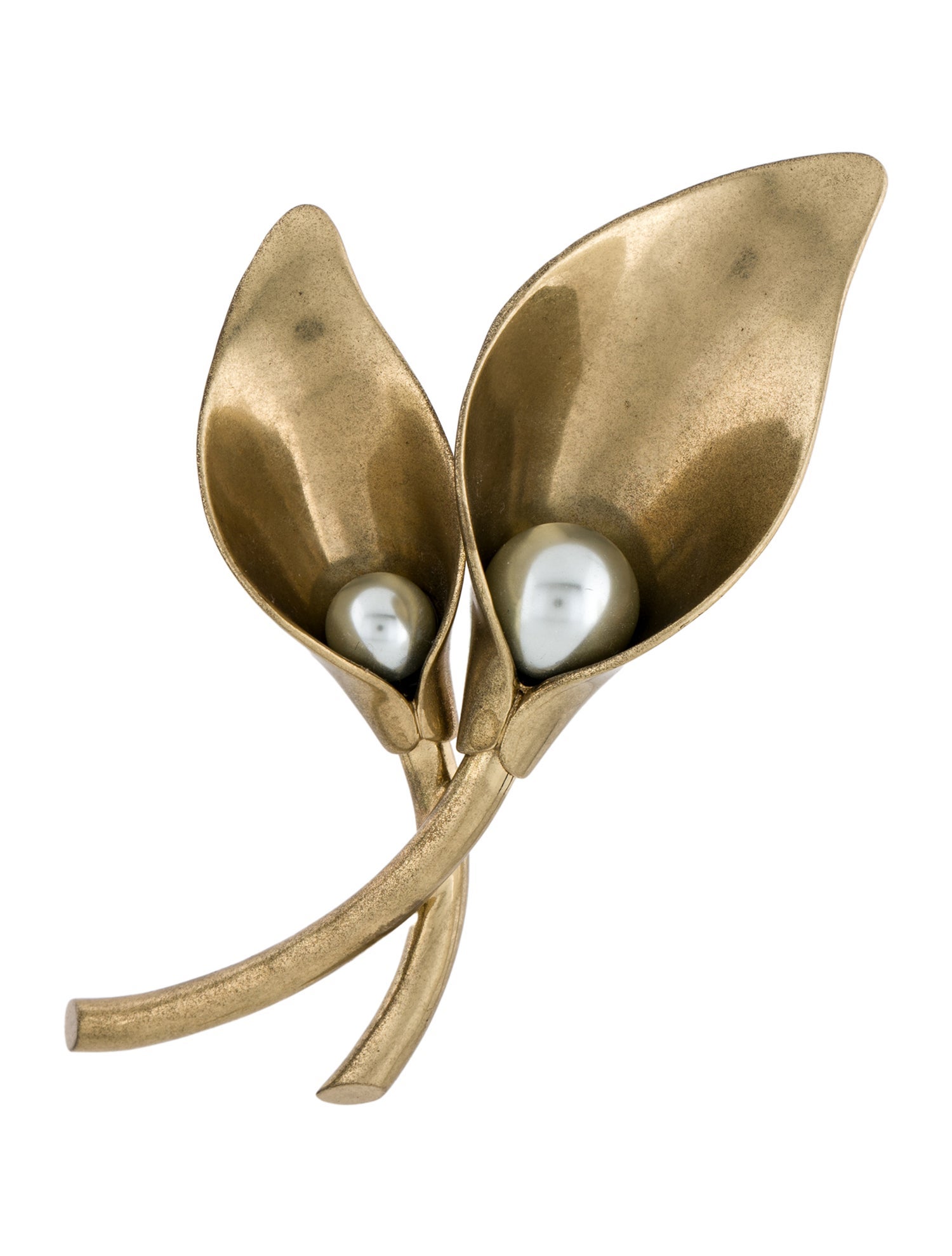 Prada Crystal & Velvet Brooch - Silver-Tone Metal Pin, Brooches ...