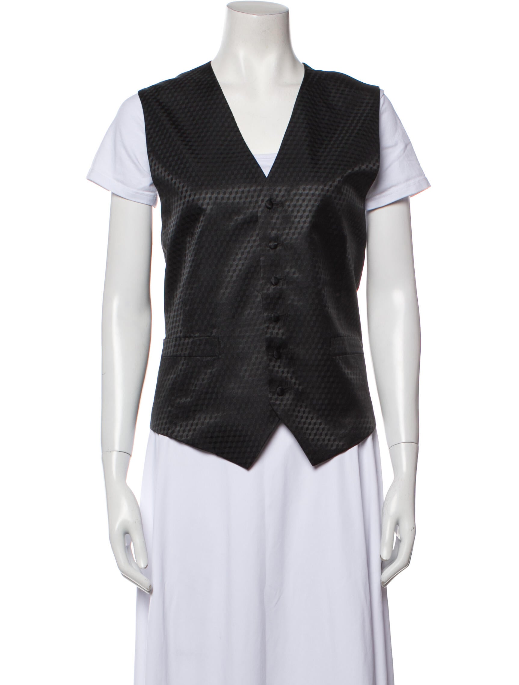 Pierre Balmain Vest - Black Jackets, Clothing - W1P28207 | The RealReal