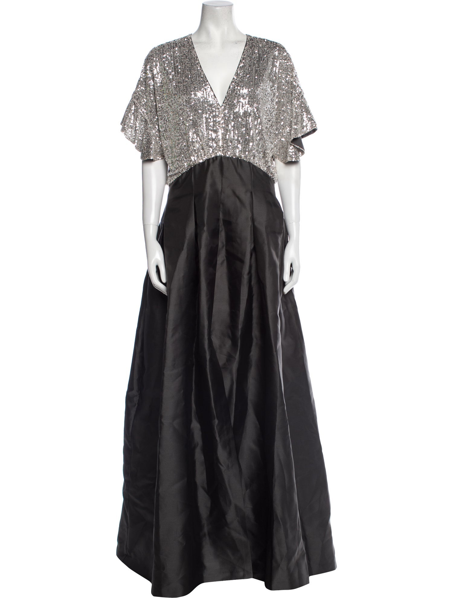 Sachin + Babi Colorblock Pattern Long Dress w/ Tags - Black Dresses ...