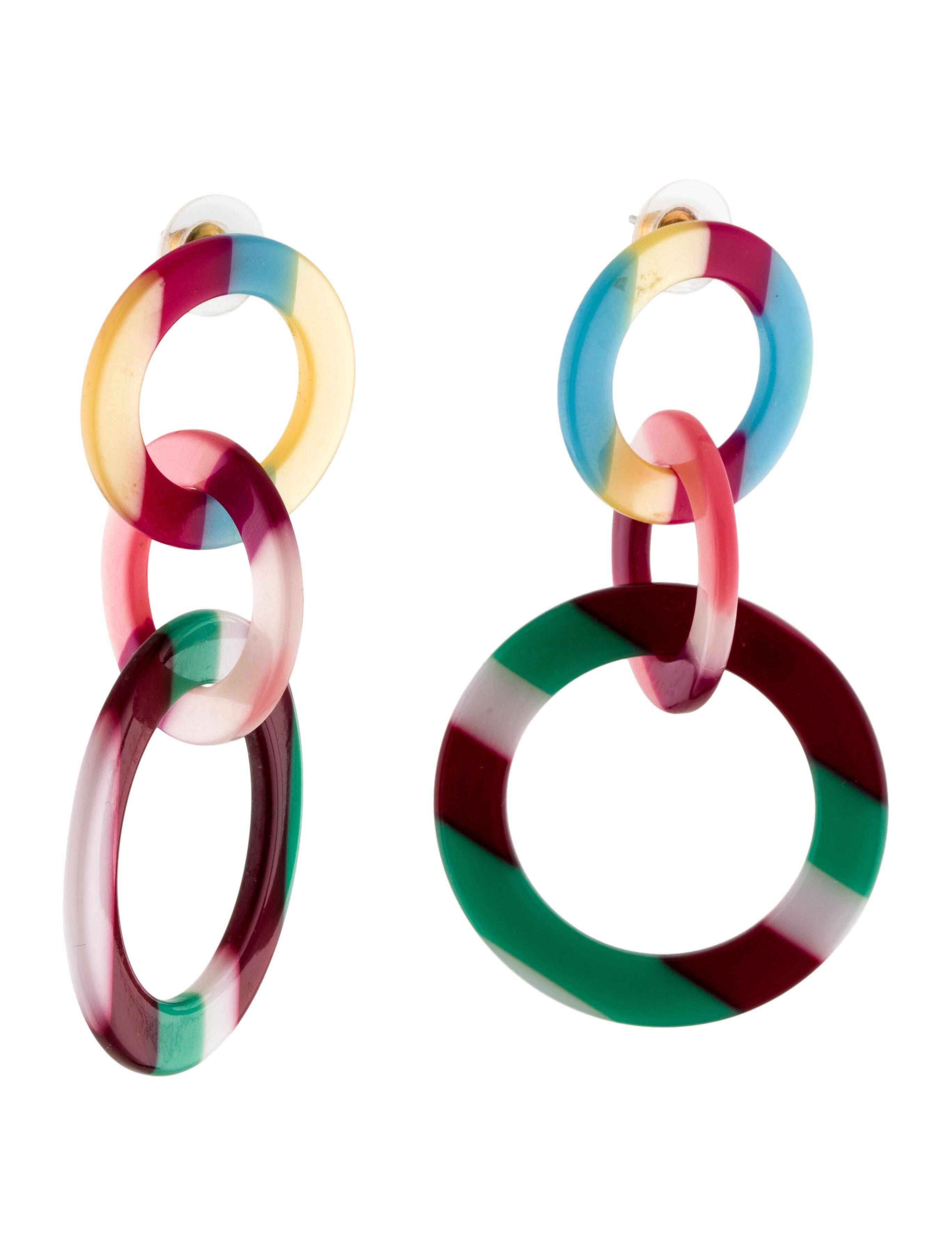 Lele Sadoughi Multi Hoop Drop Earrings - Gold-Tone Metal Drop, Earrings ...