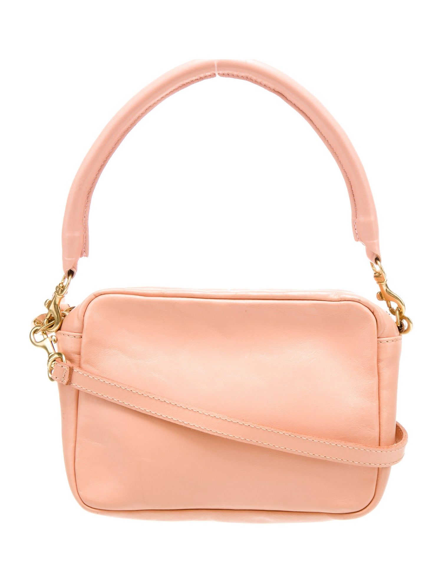 Clare V. Leather Crossbody Bag - Pink Crossbody Bags, Handbags ...