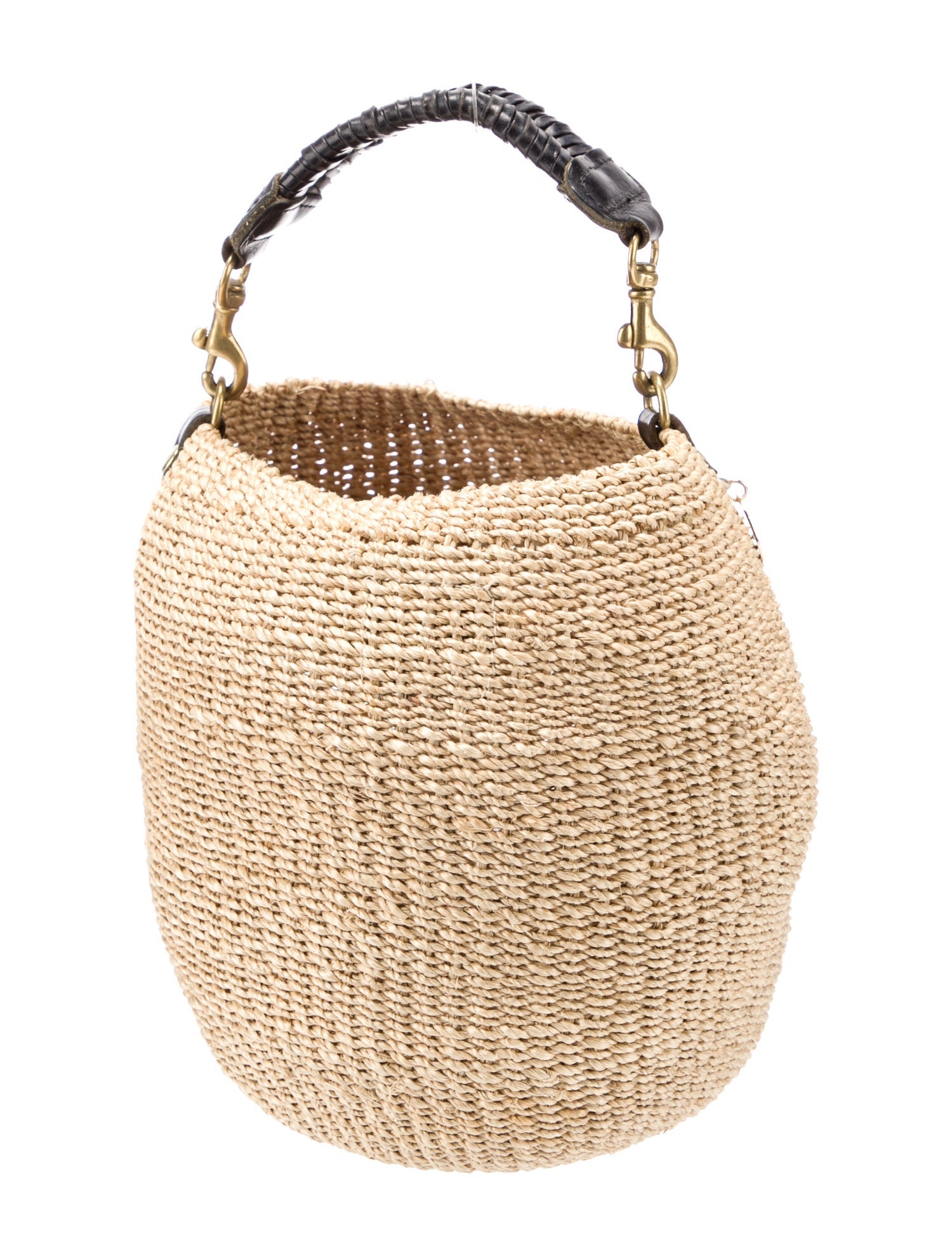 Clare V. Straw Bucket Bag - Neutrals Bucket Bags, Handbags - W2439789 ...