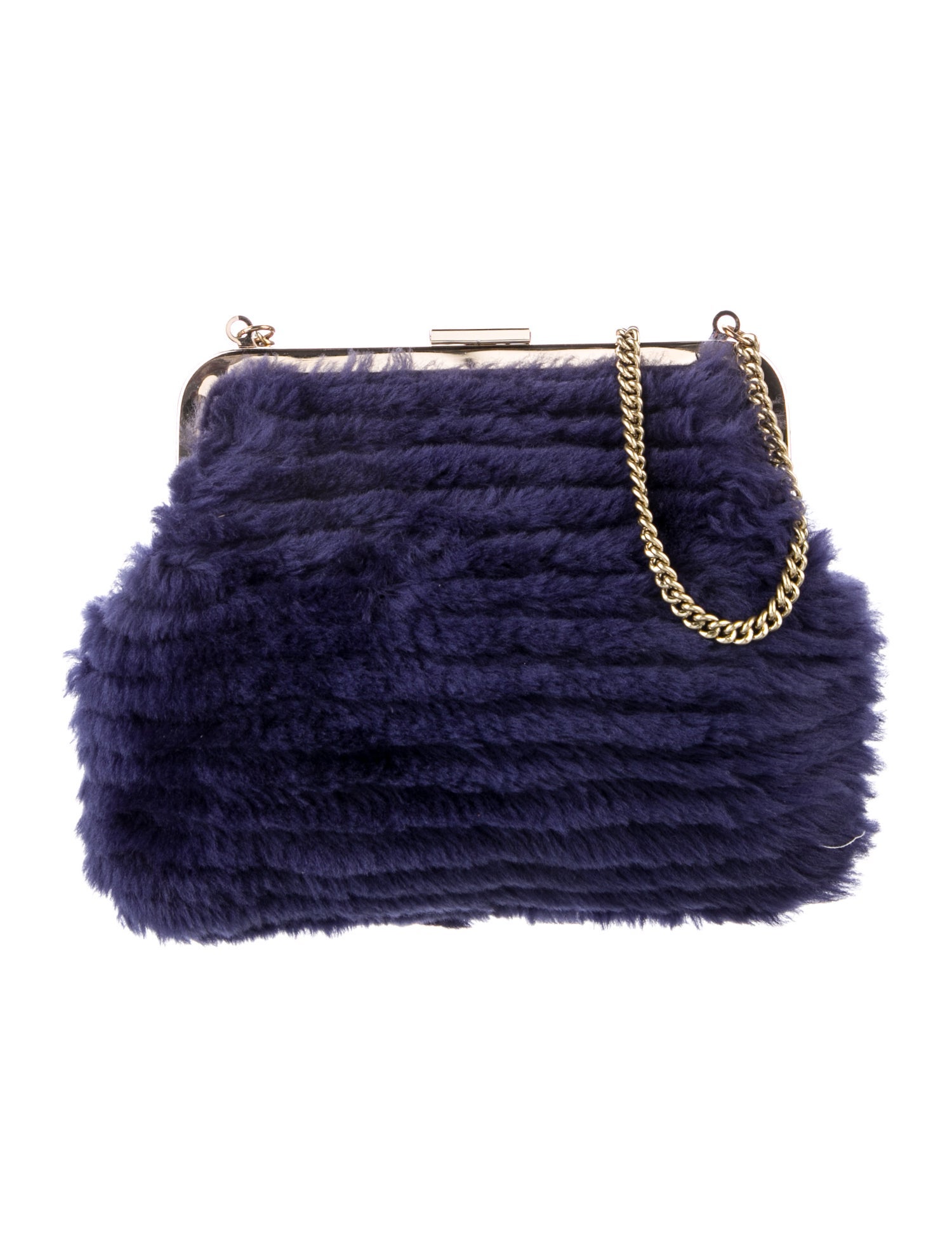 Clare V. Faux Fur Shoulder Bag - Purple Shoulder Bags, Handbags ...