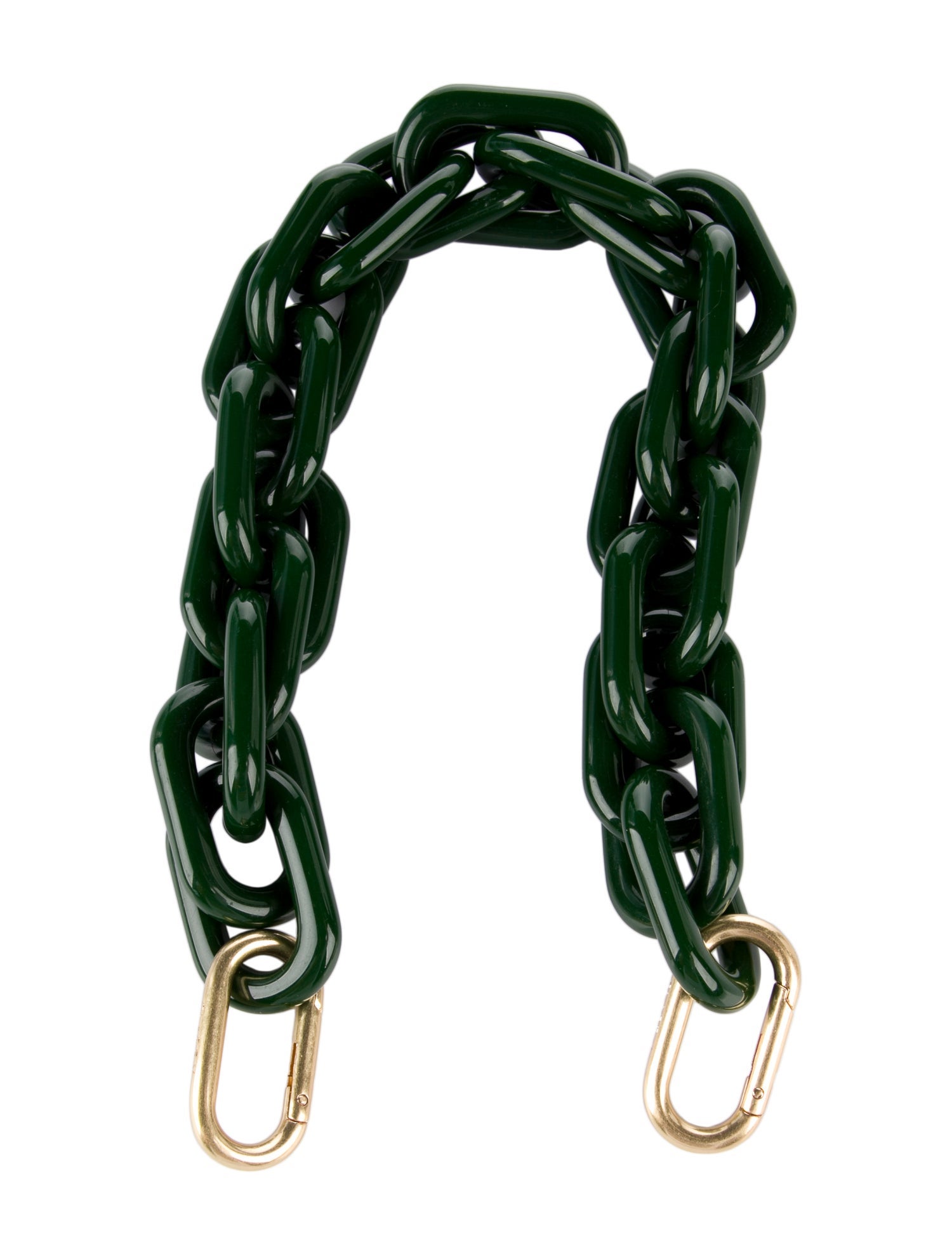 Clare V. Chain-Link Bag Strap - Green Bag Accessories, Accessories ...