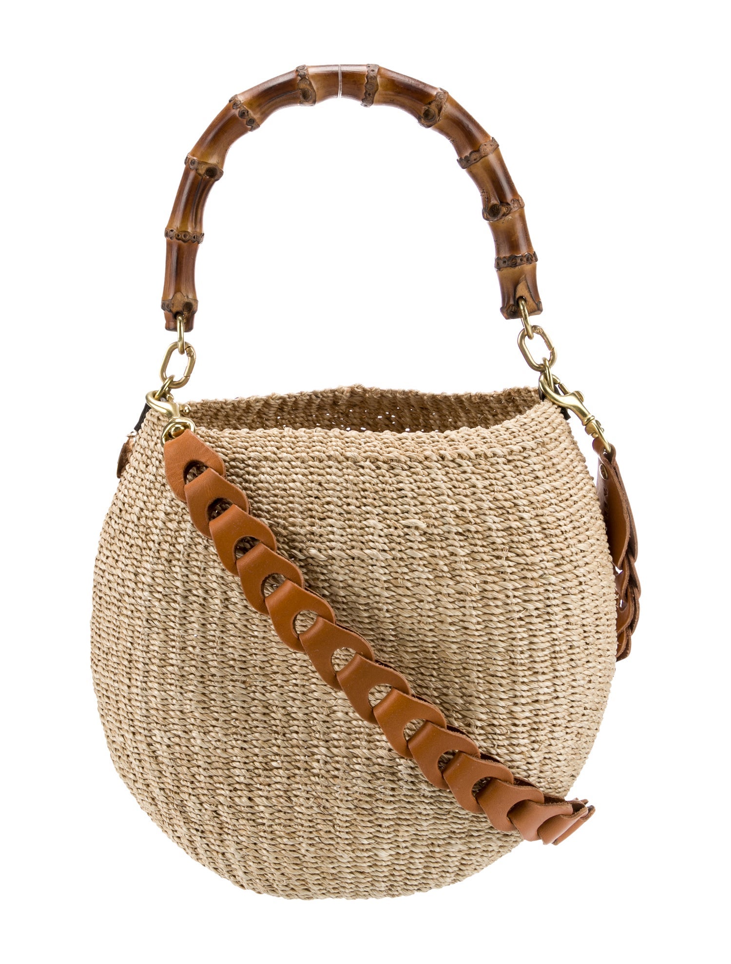 Salvatore Ferragamo Handle Bag w/ Tags - Brown Handle Bags, Handbags ...