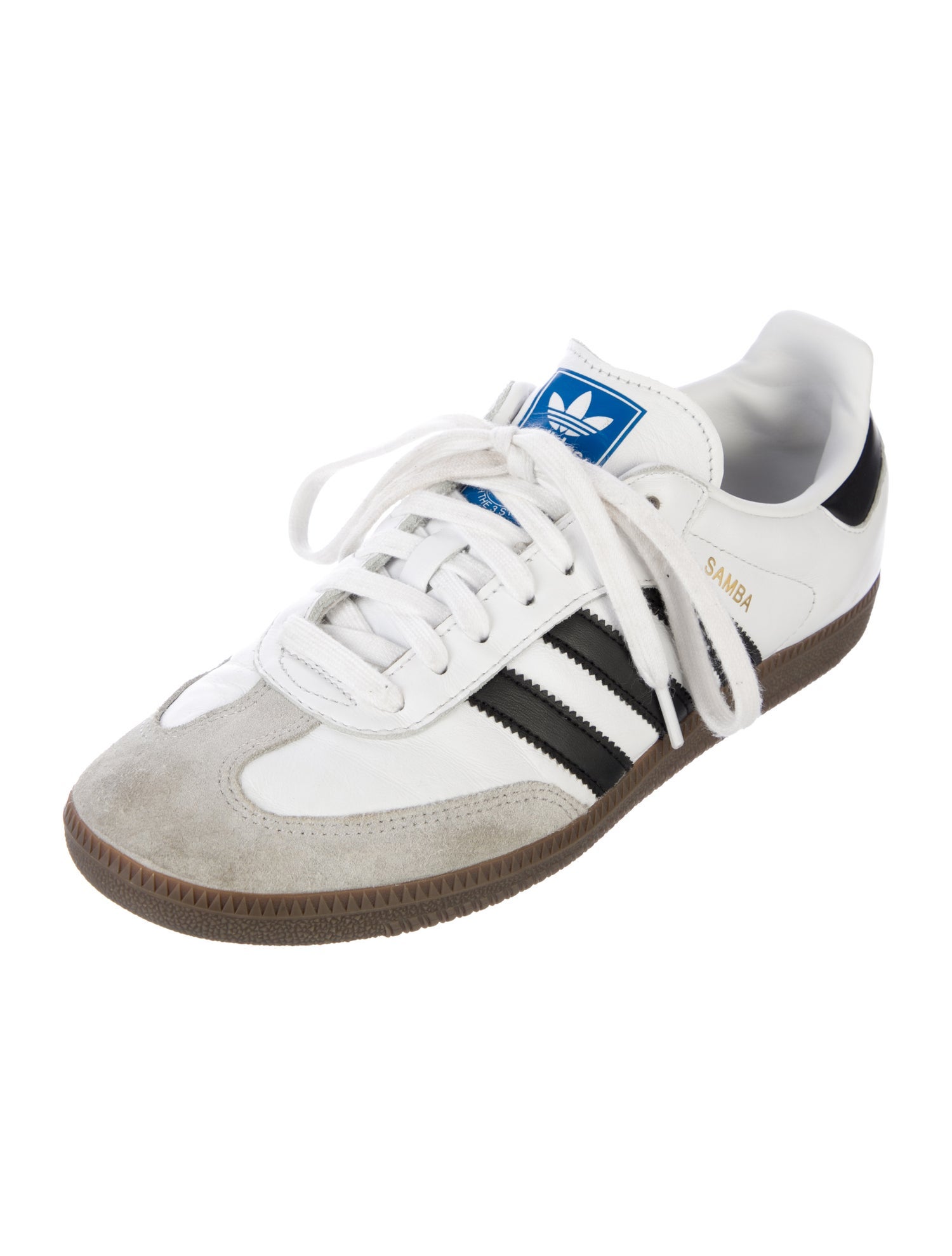 Adidas Leather Colorblock Pattern Sneakers - White Sneakers, Shoes ...