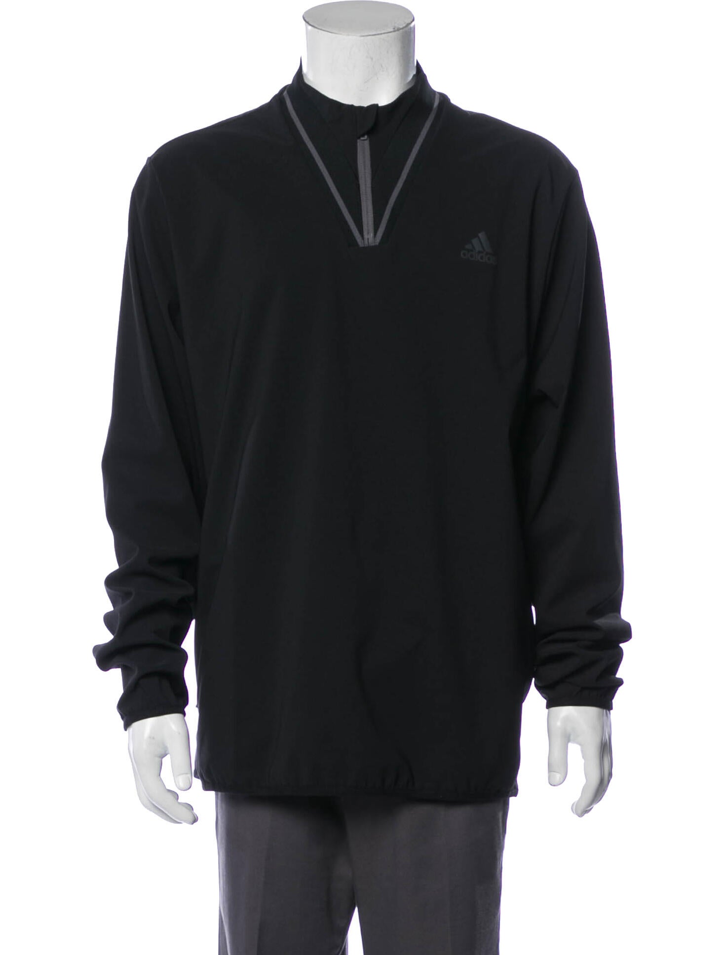 Adidas Colorblock Pattern Performance Jacket - Black Outerwear ...