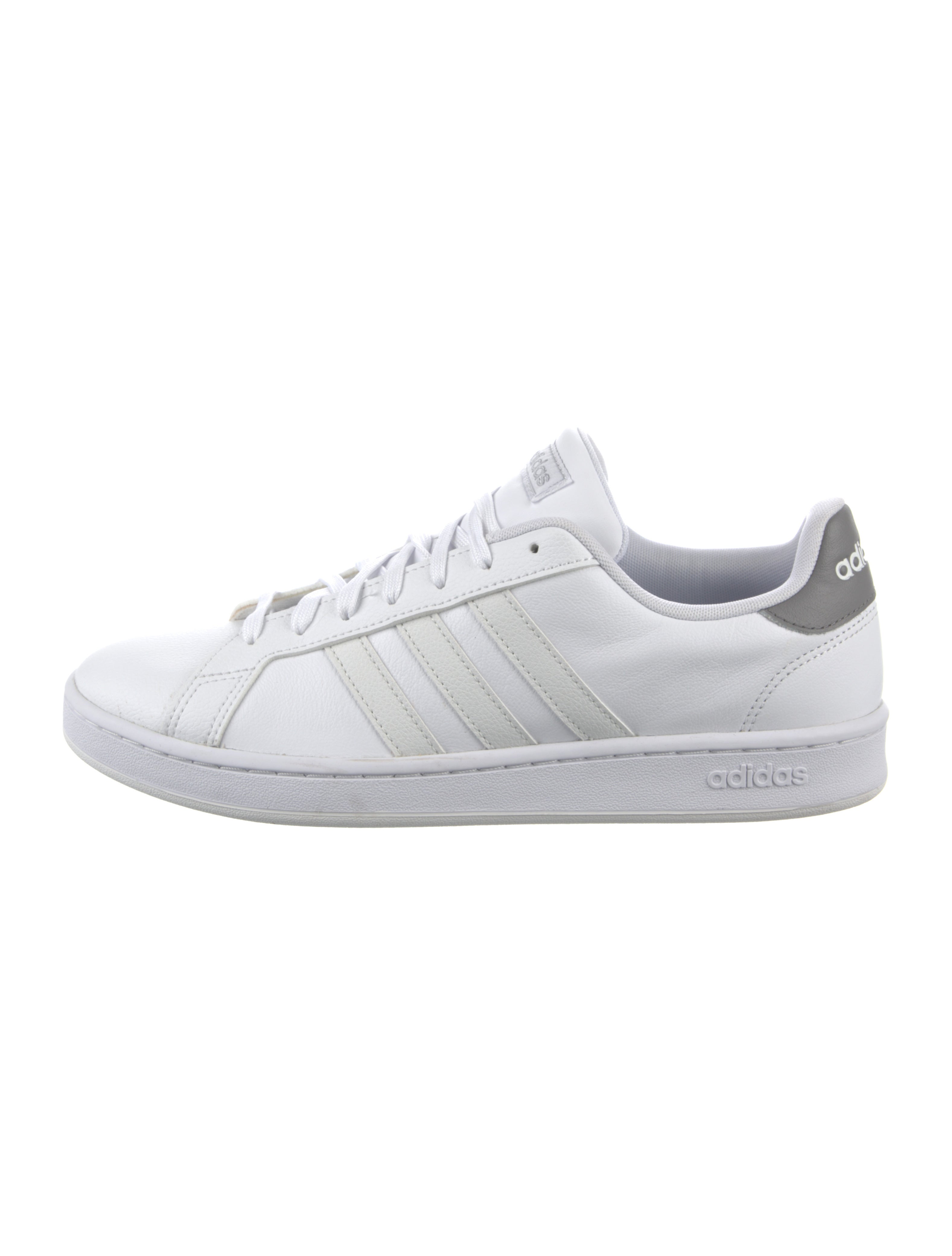 Adidas Leather Sneakers - White Sneakers, Shoes - W2ADS83794 | The RealReal