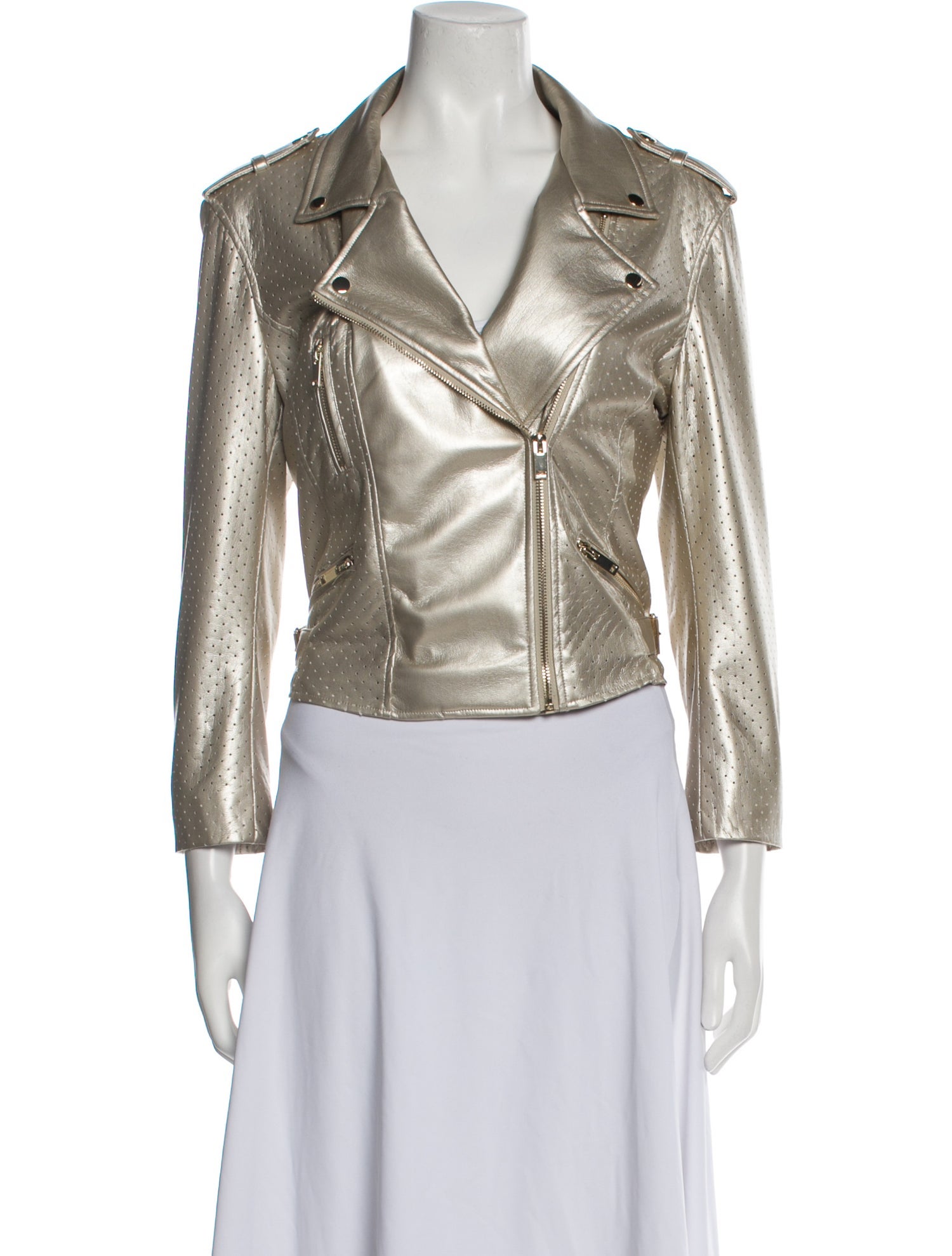 Generation Love Biker Jacket - Gold Jackets, Clothing - W2G21453 | The ...