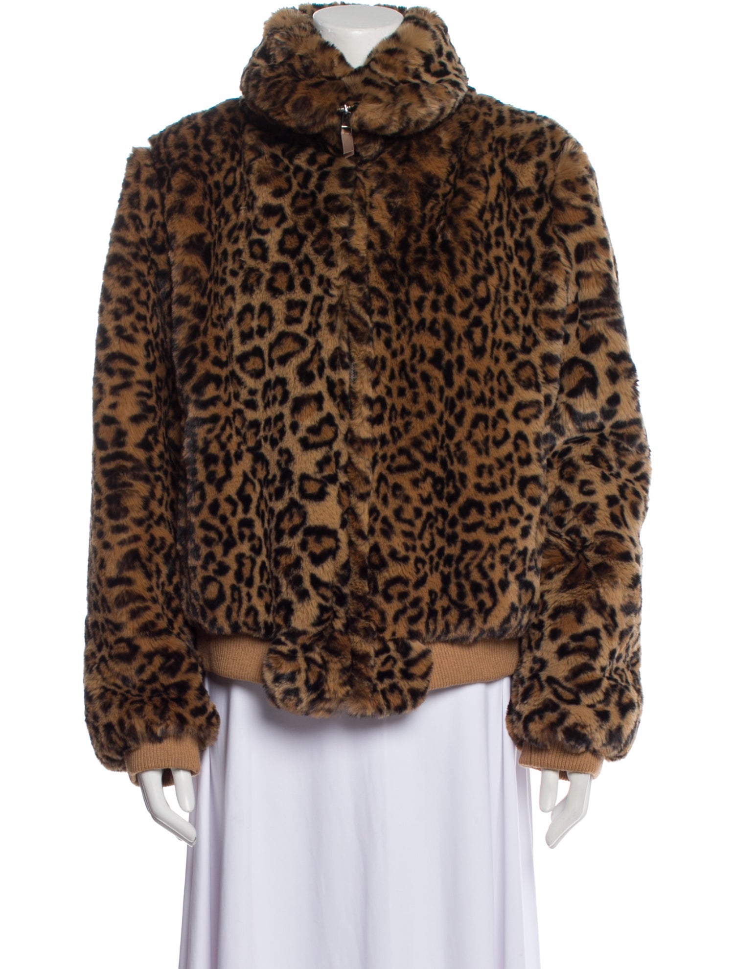 Generation Love Animal Print Faux Fur Jacket - Brown Jackets, Clothing ...