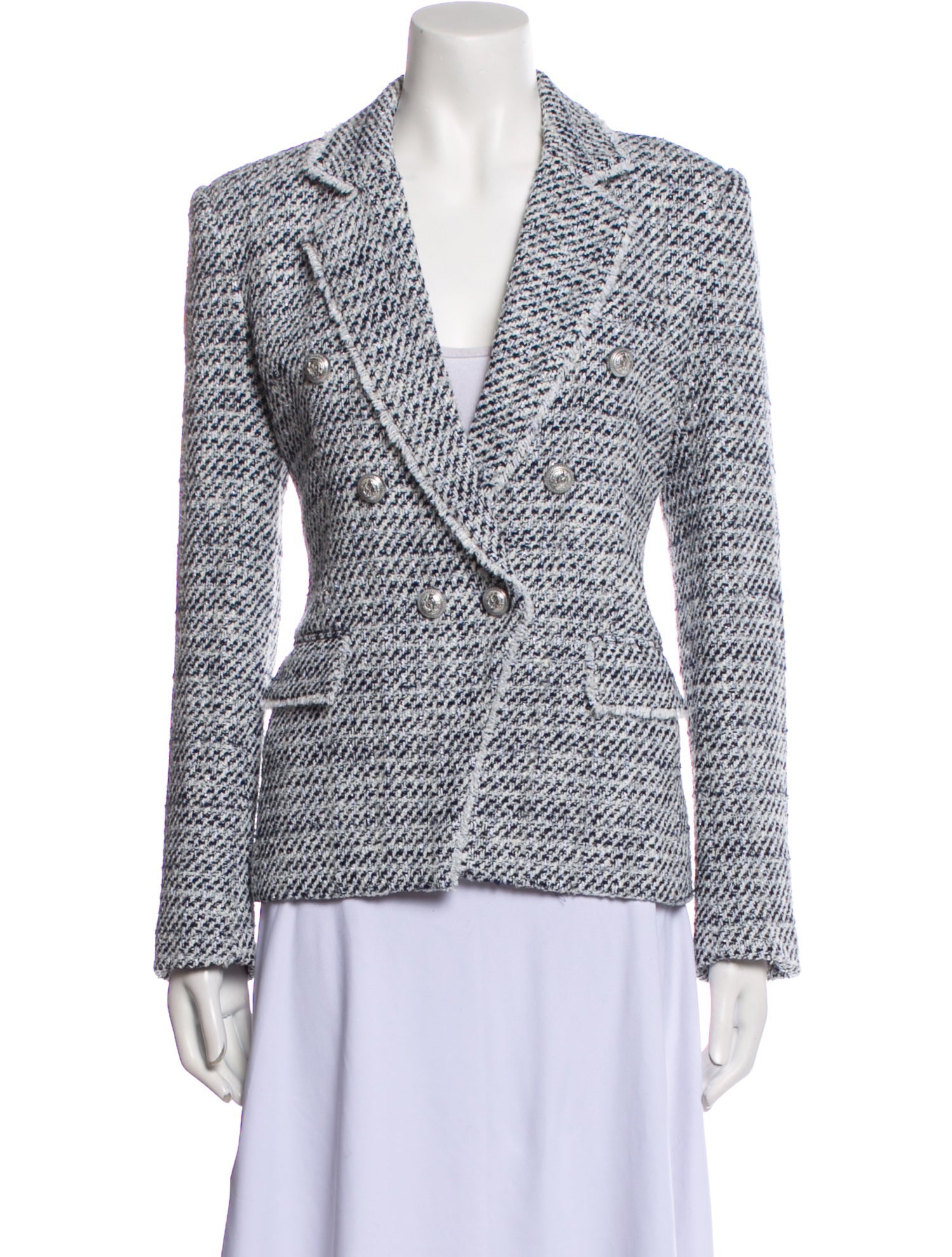 Generation Love Tweed Pattern Blazer w/ Tags - Blue Jackets, Clothing ...