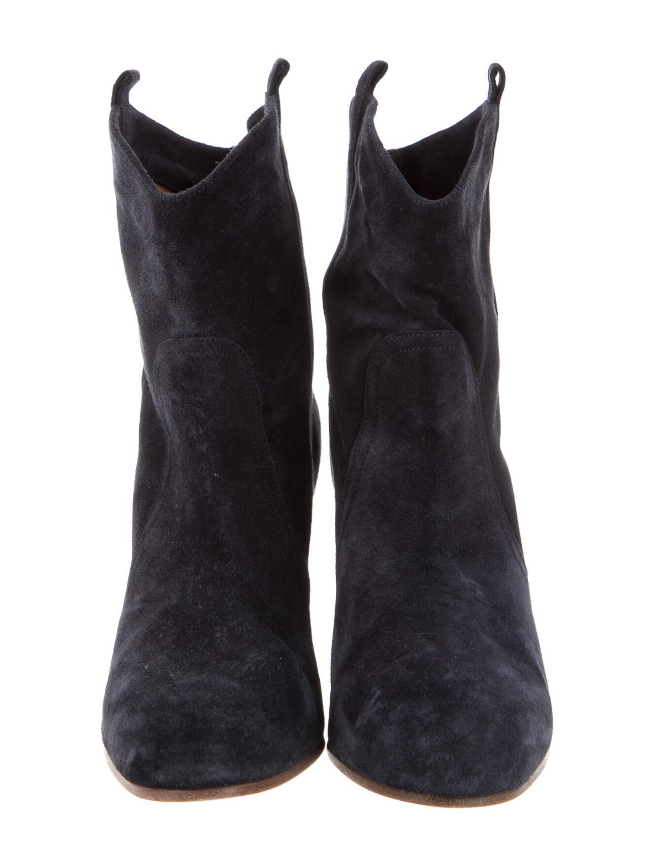 BA&SH Suede Western Boots - Blue Boots, Shoes - W2H25214 | The RealReal