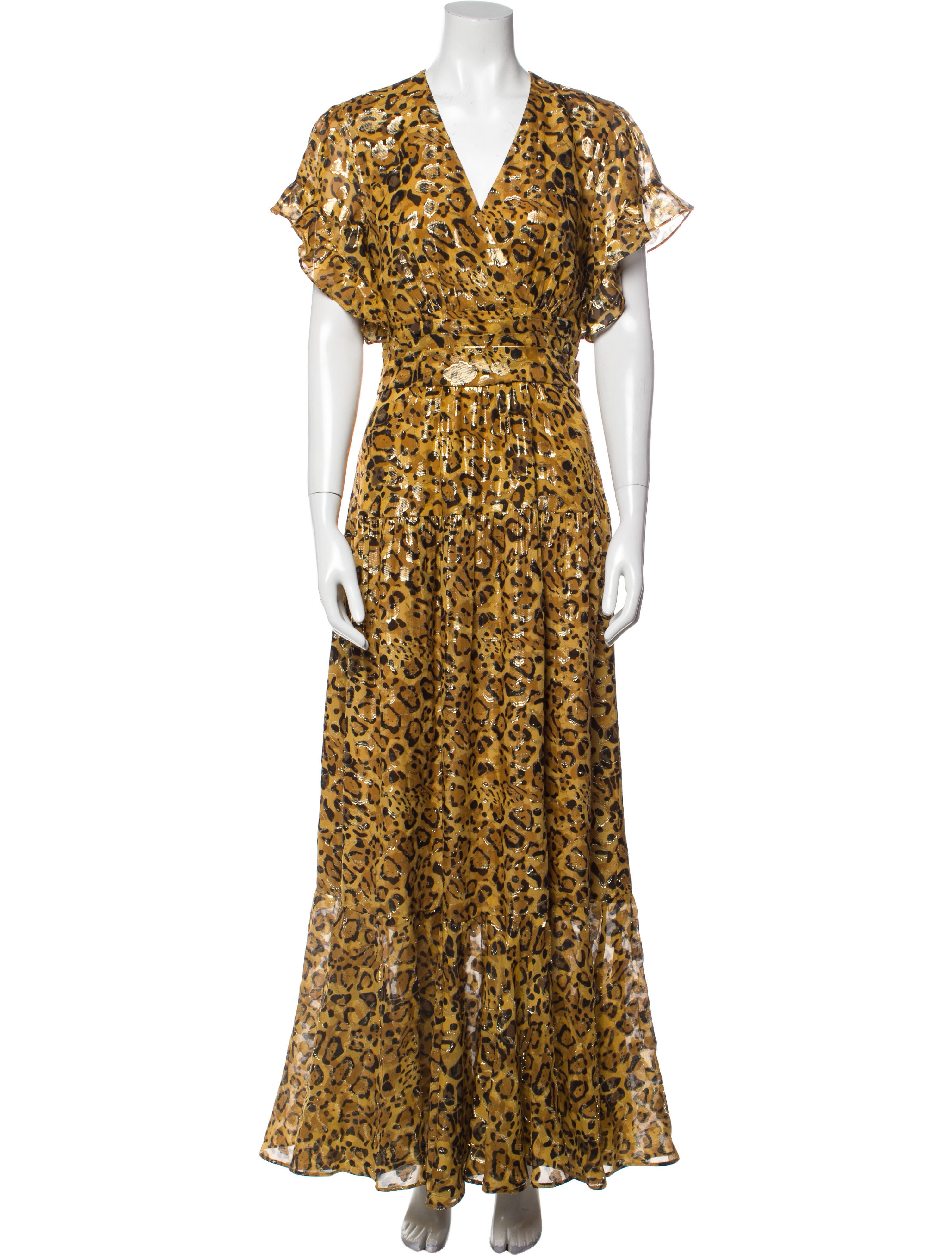 BA&SH Silk Long Dress - Metallic Dresses, Clothing - W2H40541 | The ...
