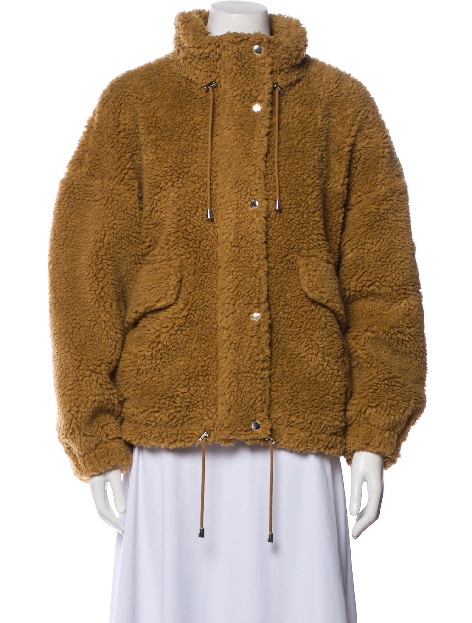 BA&SH Tweed Pattern Jacket - Brown Jackets, Clothing - W2H54684 | The ...