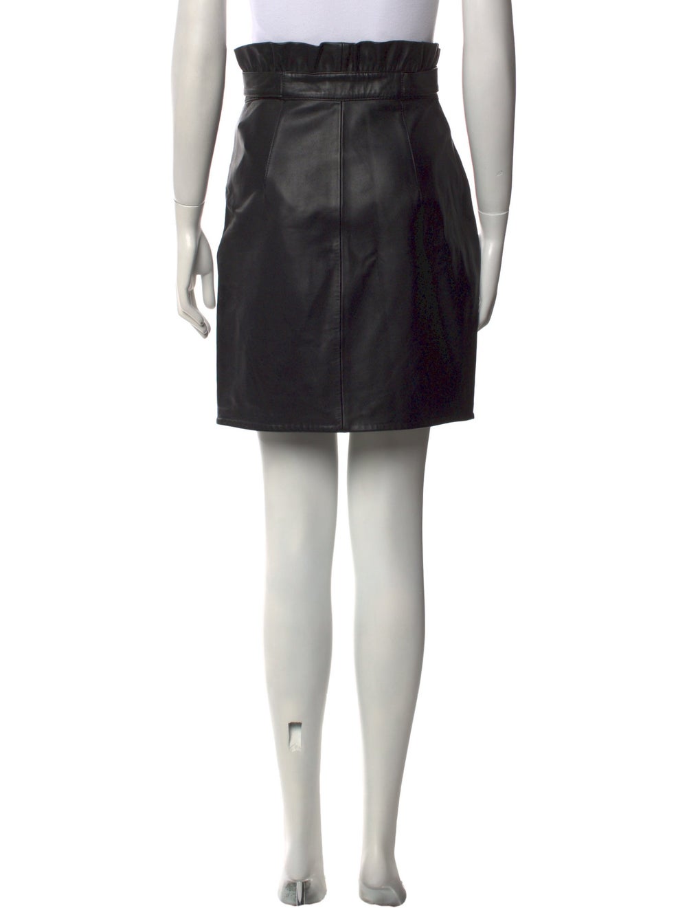 BA&SH Lamb Leather Knee-Length Skirt - Black Skirts, Clothing ...