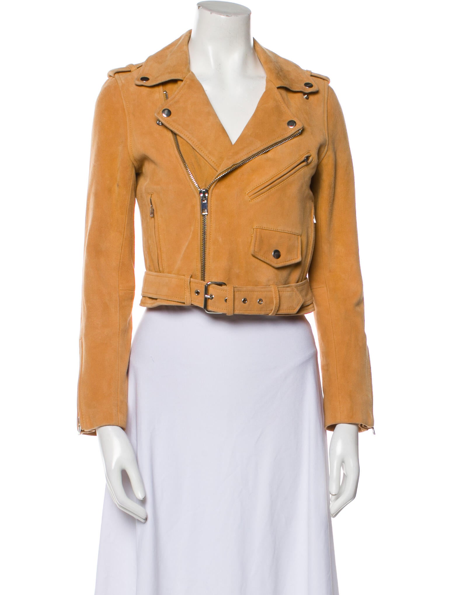 Maje Biker Jacket - Brown Jackets, Clothing - W2M109327 | The RealReal