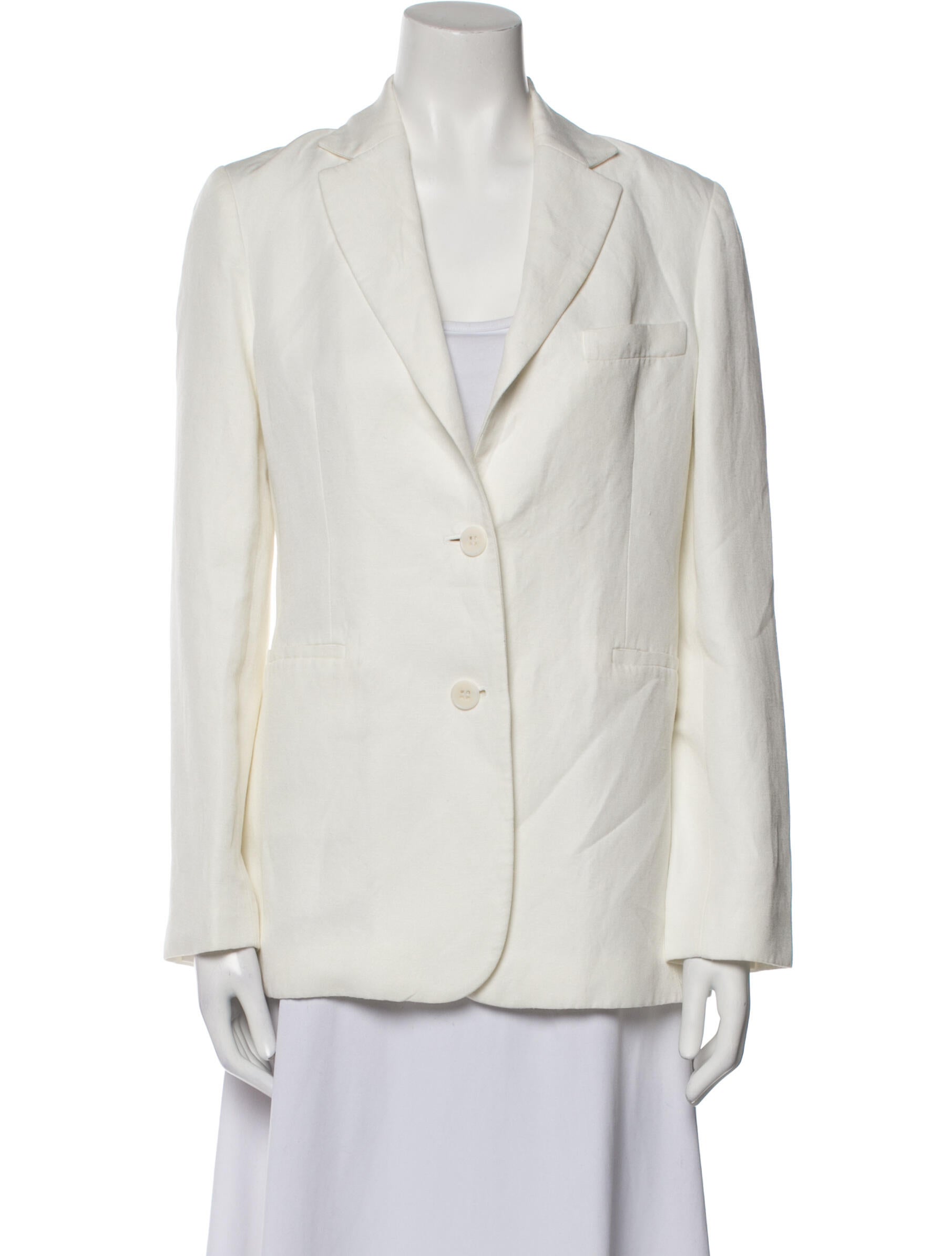 Maje Blazer - White Jackets, Clothing - W2M109862 | The RealReal