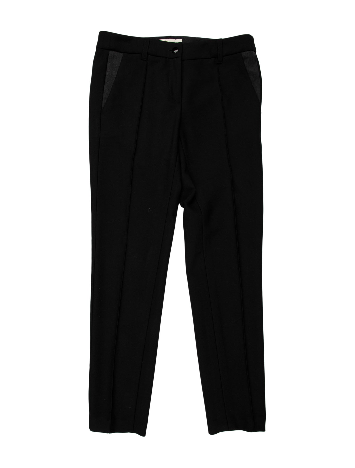 Maje Skinny Leg Pants - Black, 7.5" Rise Pants, Clothing - W2M130968 ...