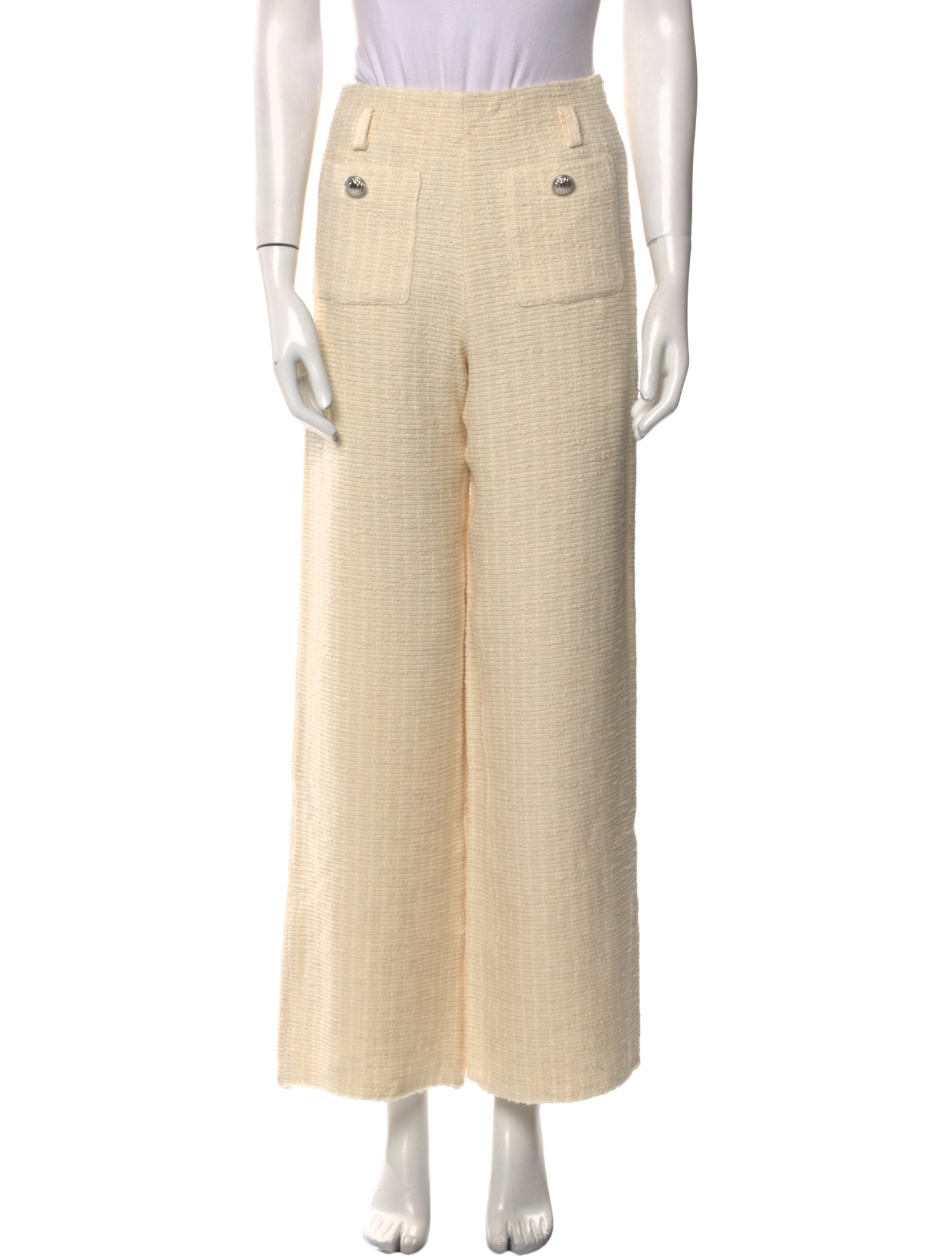 Maje Wide Leg Pants w/ Tags - Neutrals, 11.75" Rise Pants, Clothing ...
