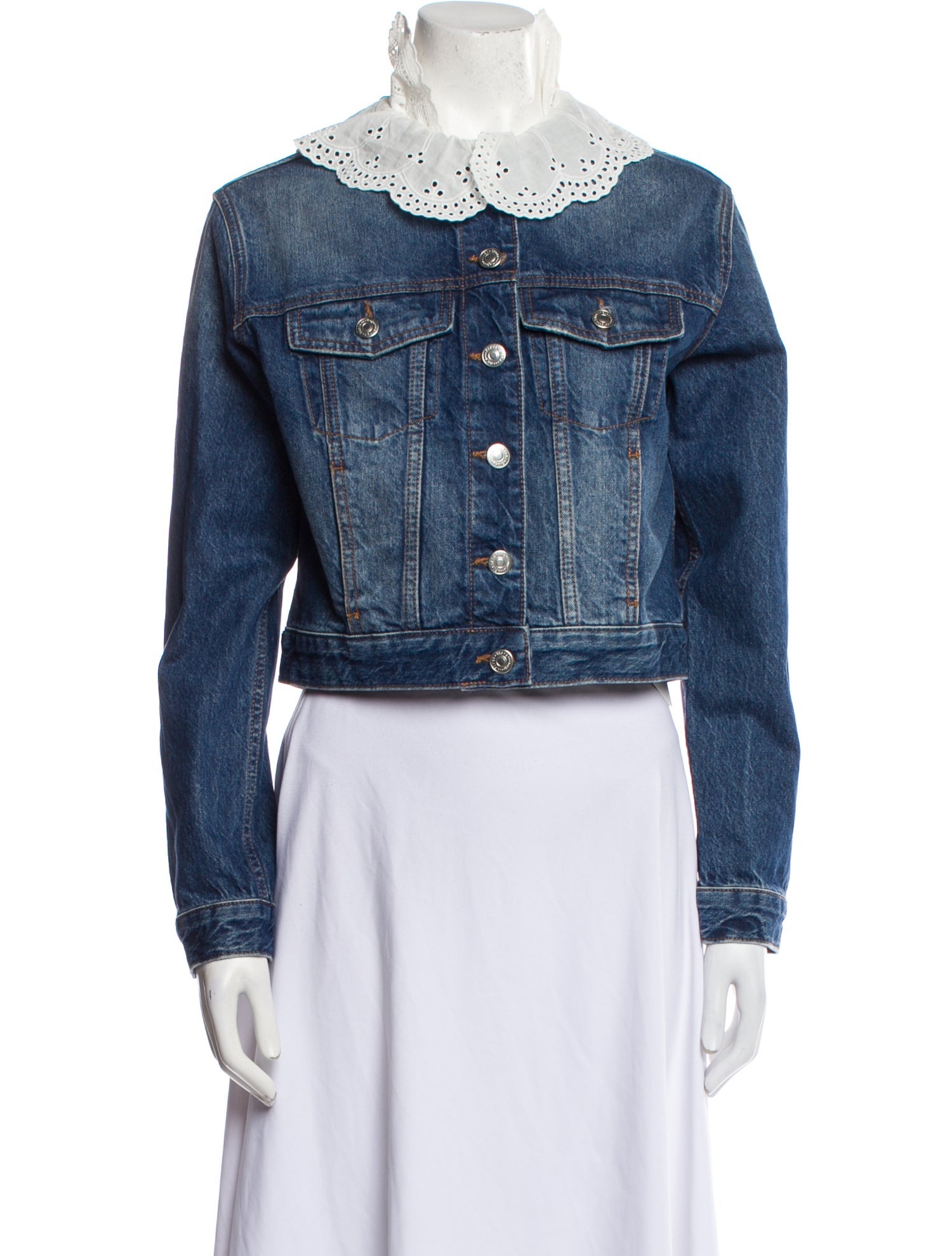 Maje Denim Jacket - Blue Jackets, Clothing - W2M148923 | The RealReal