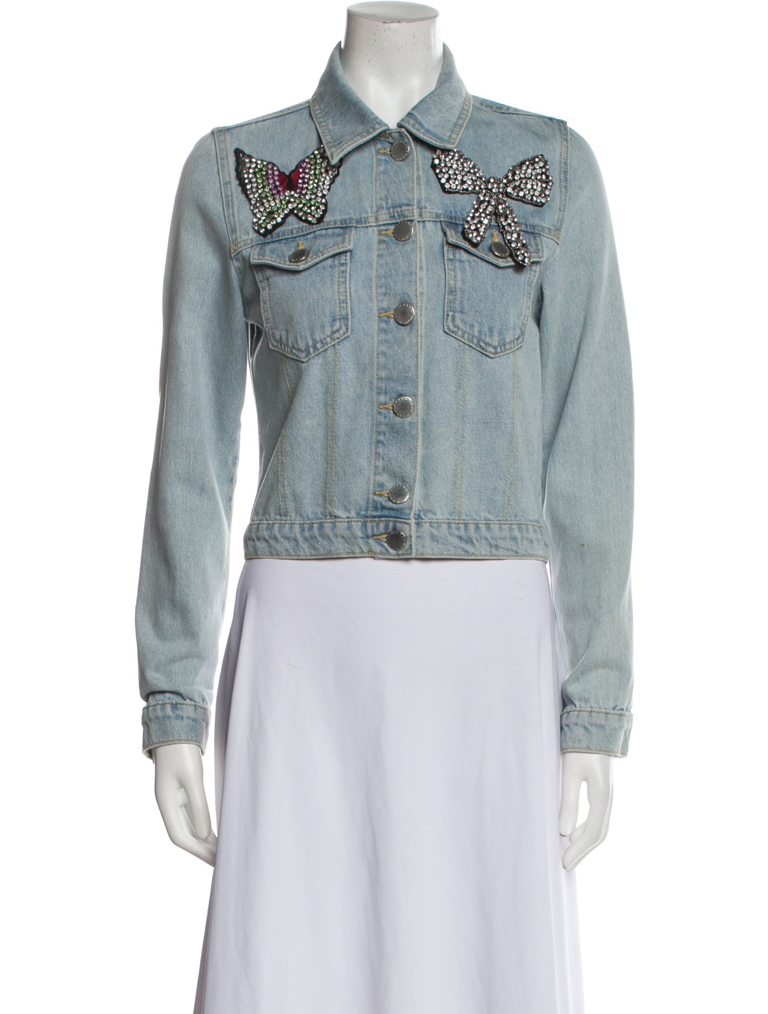 Maje Denim Jacket - Blue Jackets, Clothing - W2M149665 | The RealReal