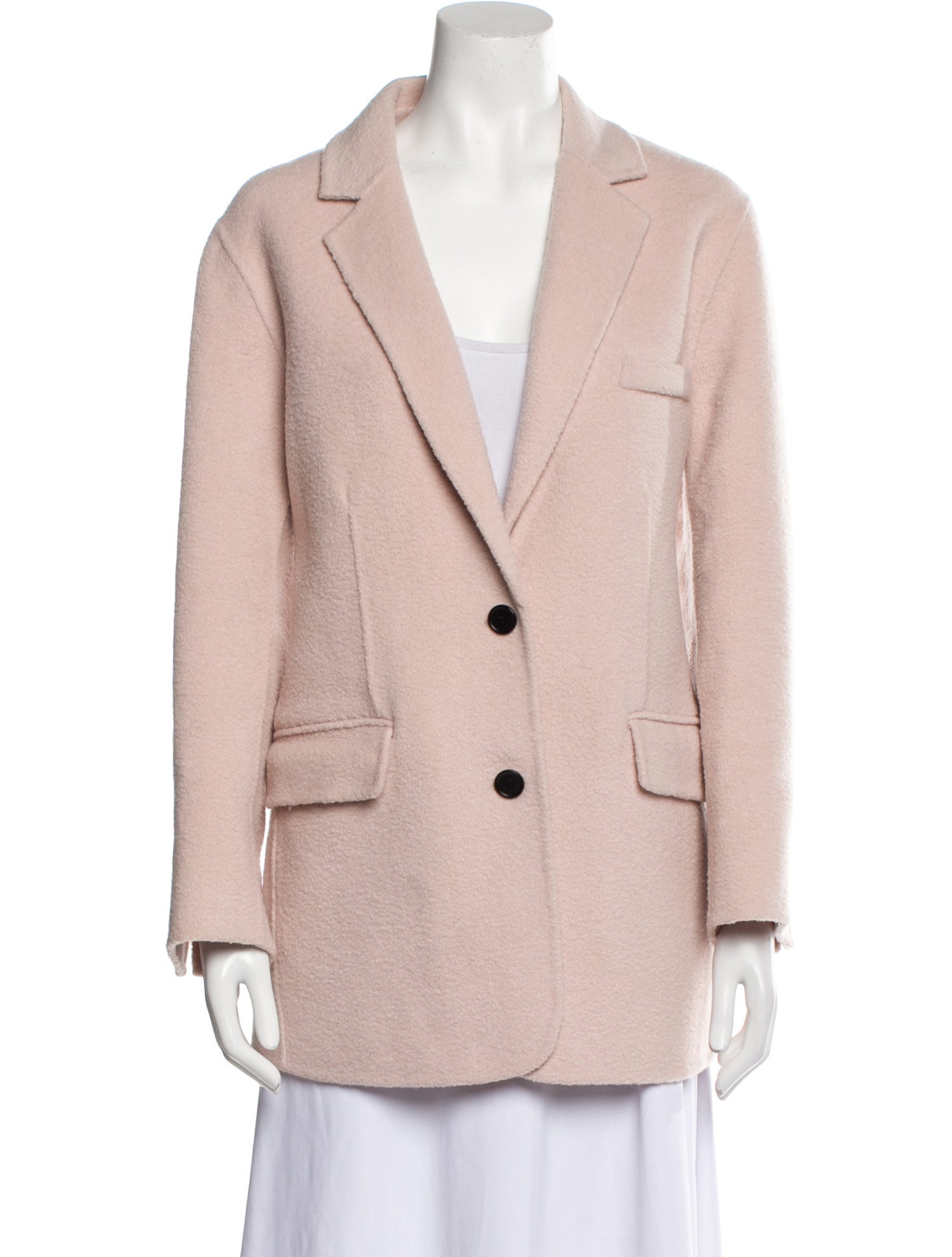 Maje Wool Blazer - Pink Jackets, Clothing - W2M150418 | The RealReal