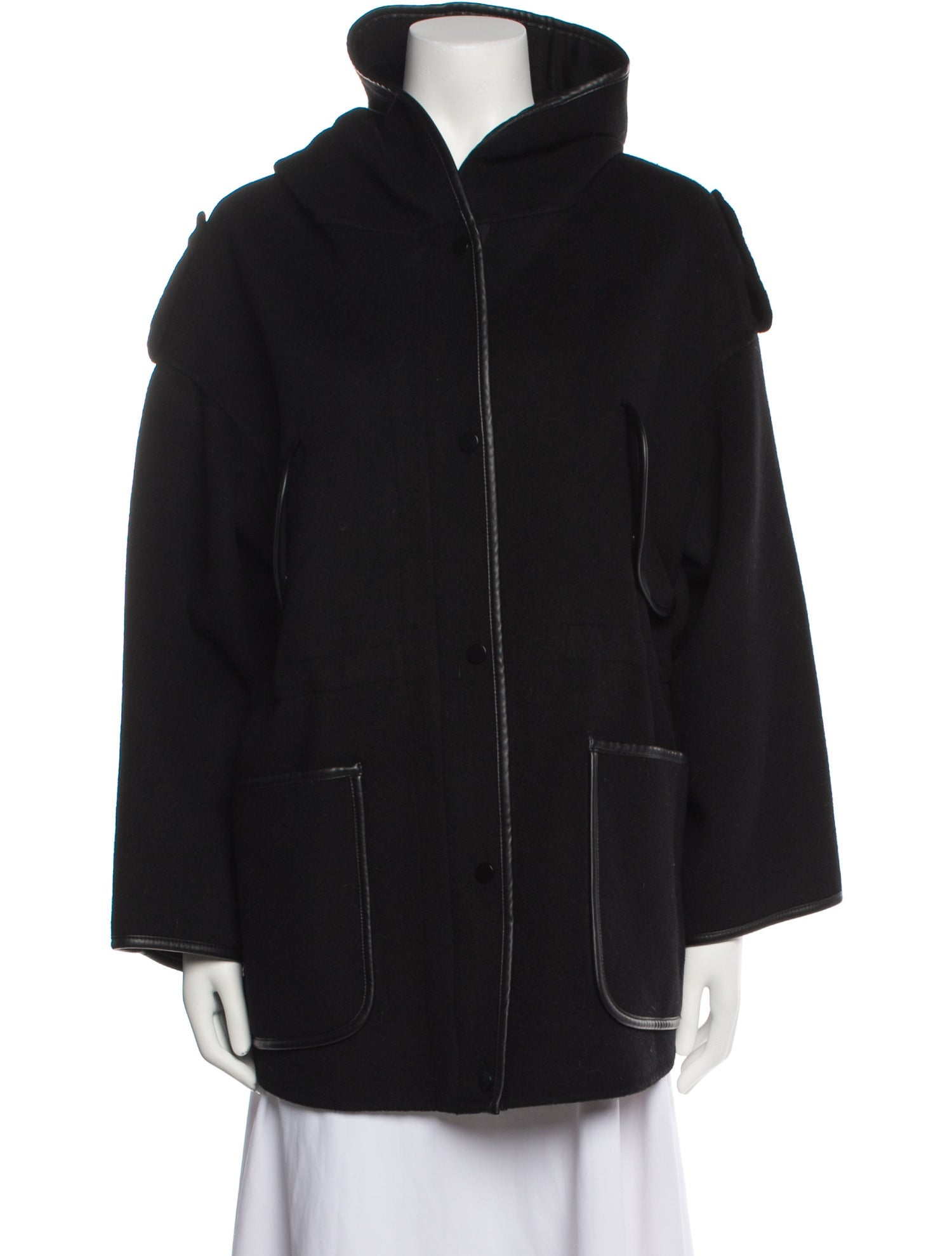 Maje Faux Fur Coat - Black Coats, Clothing - W2M150722 | The RealReal