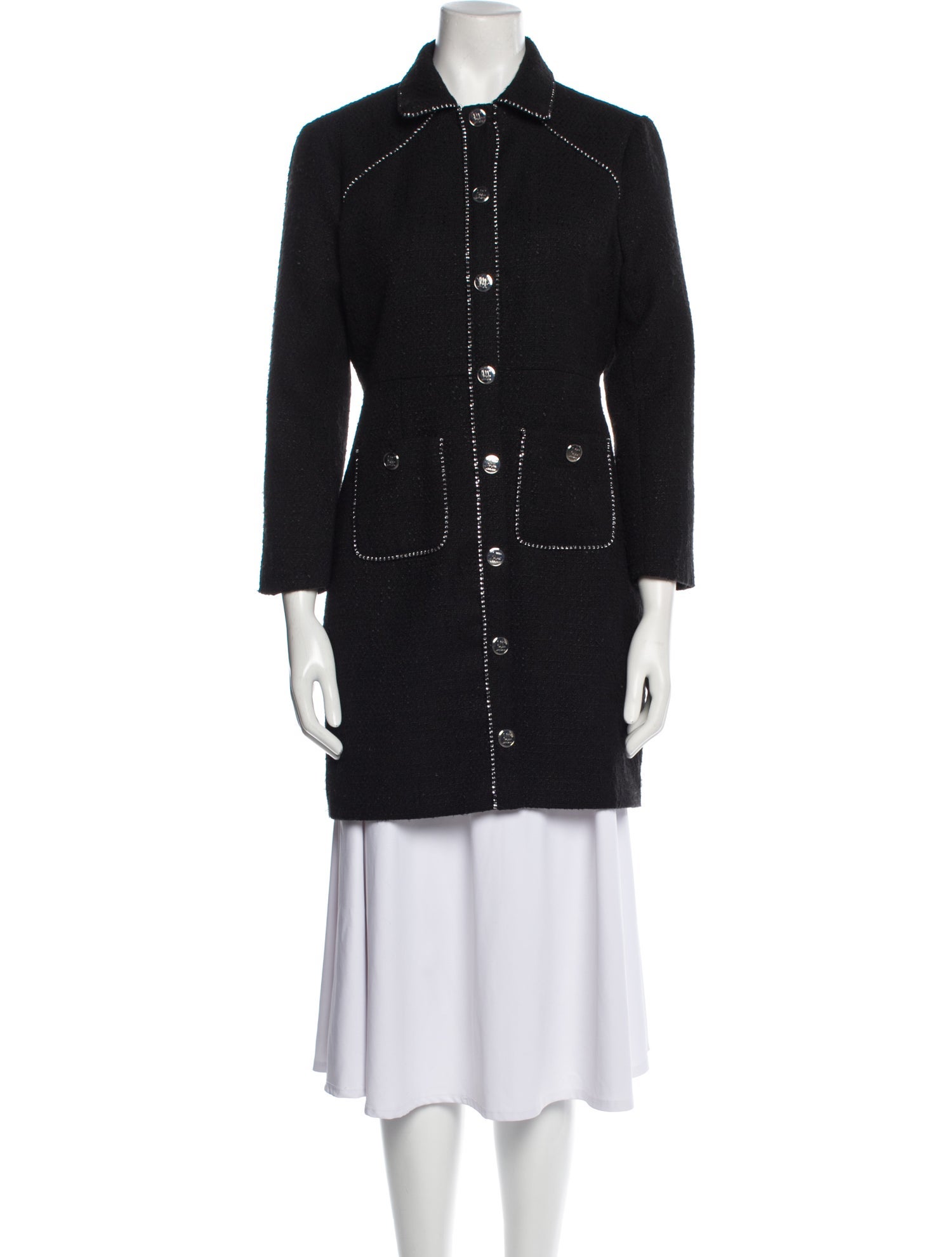 Maje Denim Jacket w/ Tags - Black Jackets, Clothing - W2M153764 | The ...