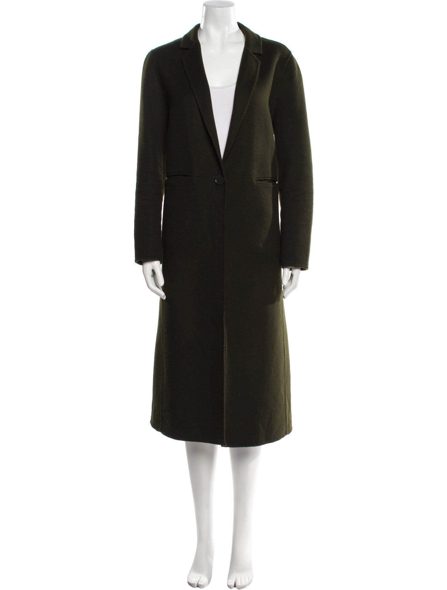 Maje Wool Faux Fur Coat - Green Coats, Clothing - W2M156900 | The RealReal