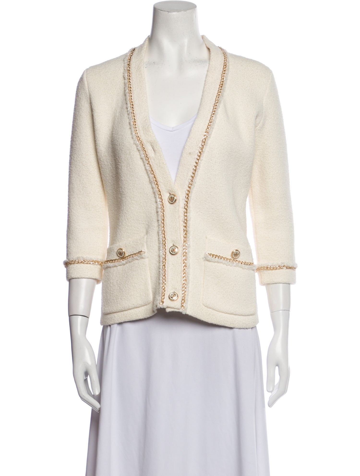 Maje Jacket - White Jackets, Clothing - W2M160971 | The RealReal