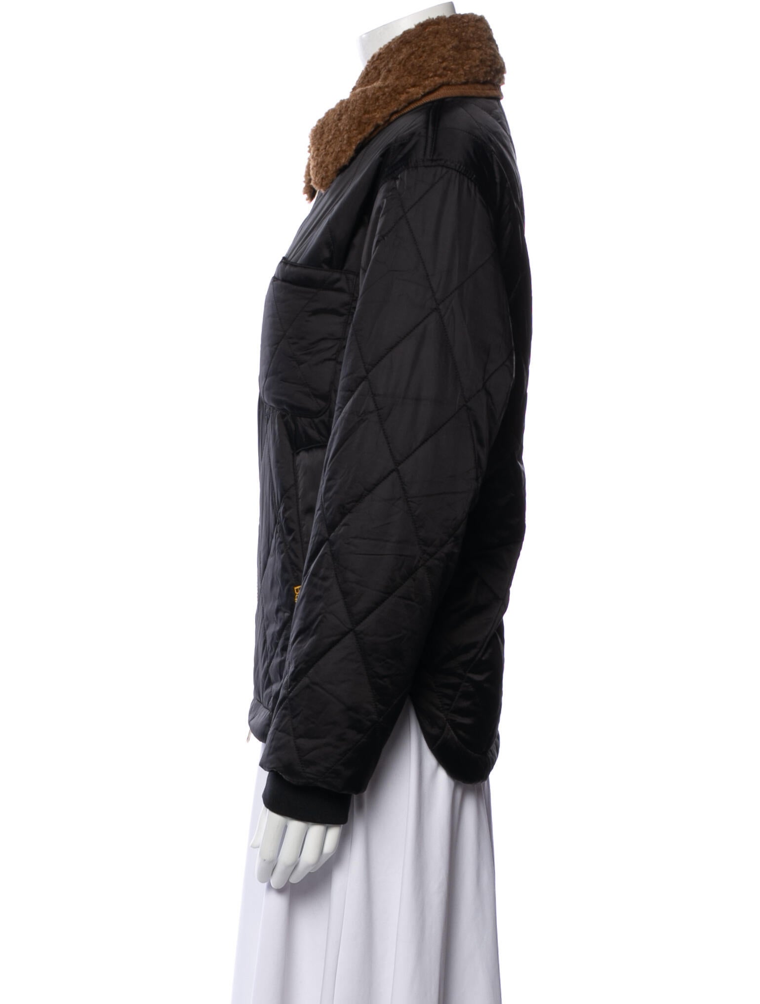 Barbour Belted Quilted Jacket - Black Jackets, Clothing - W2U21216 ...