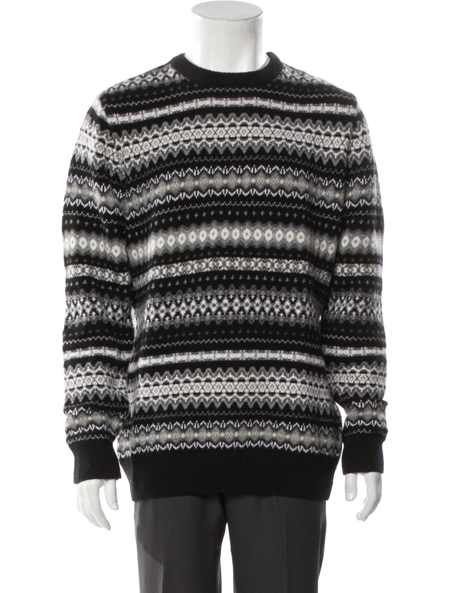 Barbour Striped Crew Neck Pullover - Black Sweaters, Clothing ...