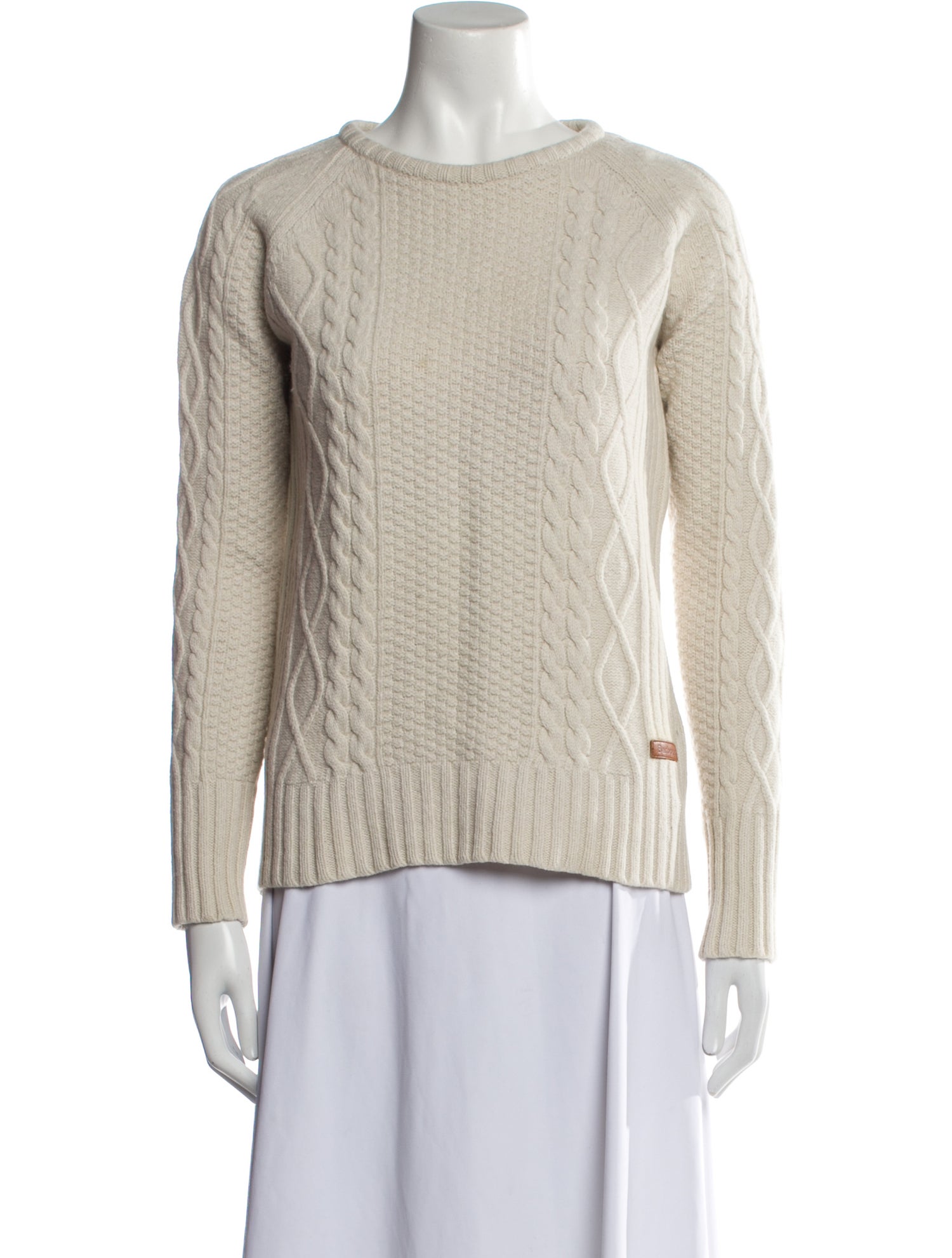 Barbour Crew Neck Sweater - Neutrals Knitwear, Clothing - W2U38756 ...