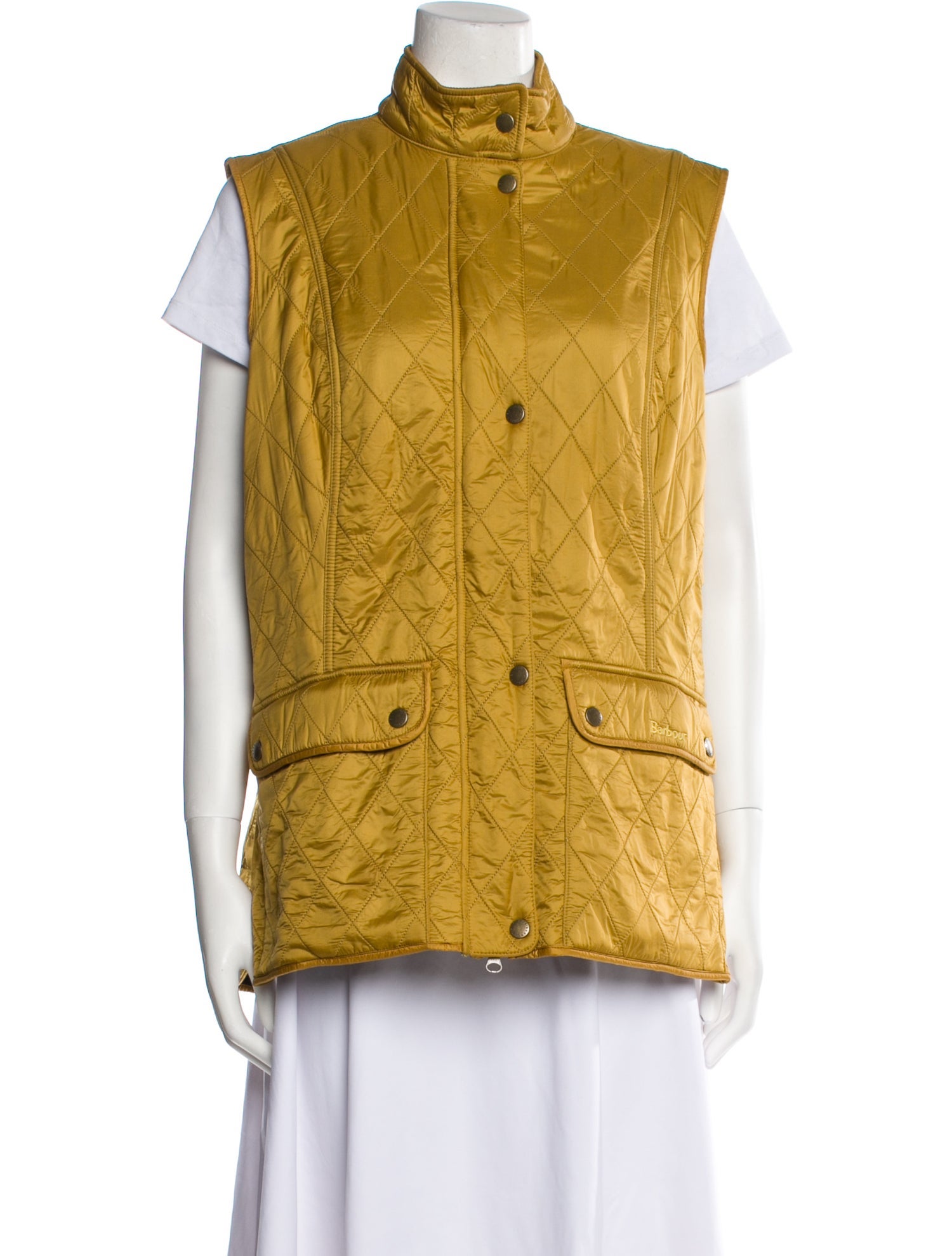 Barbour Vest - Gold Jackets, Clothing - W2U43340 | The RealReal